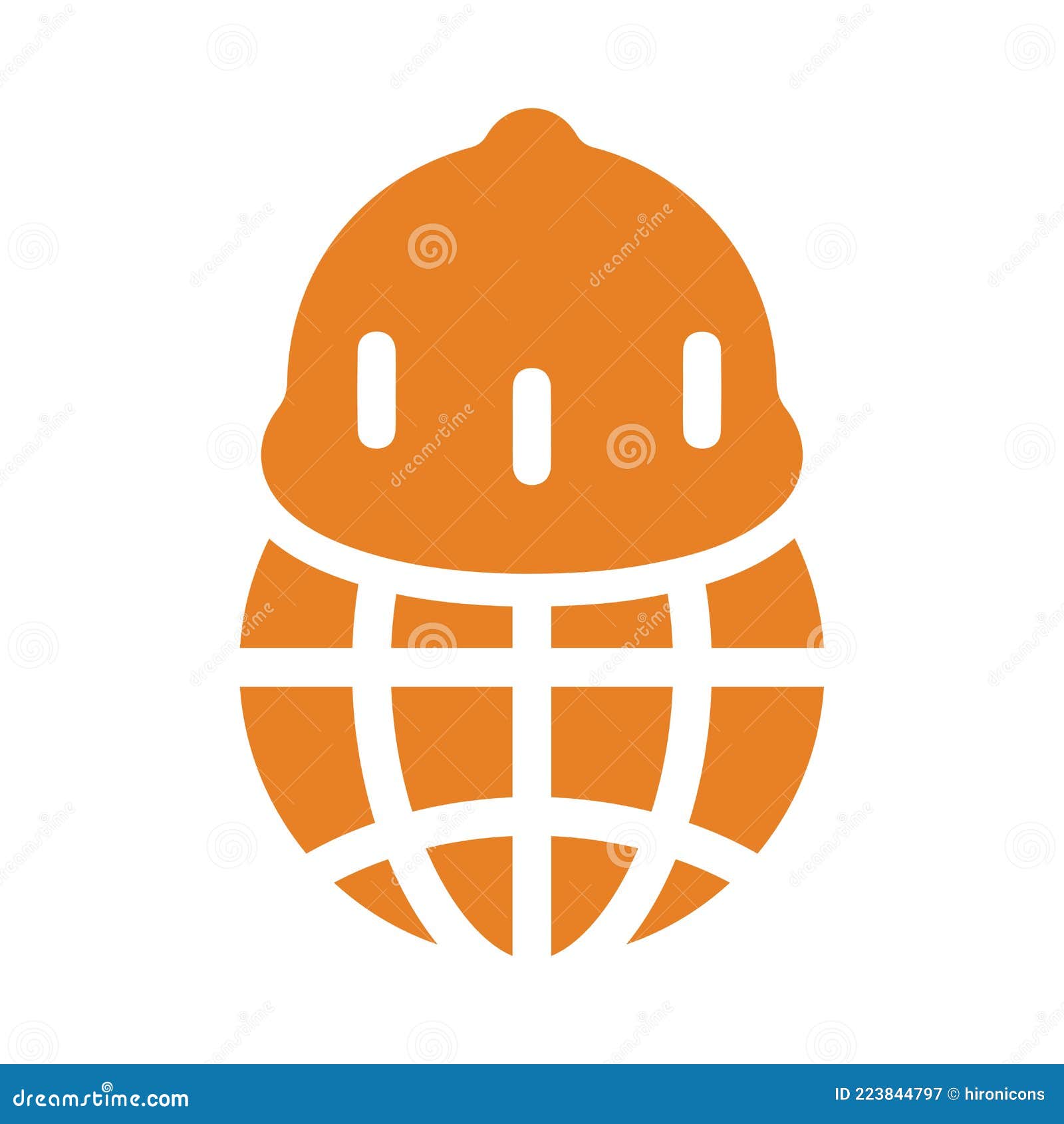 Development, Engineering Global Icon. Orange Color Vector EPS Stock ...