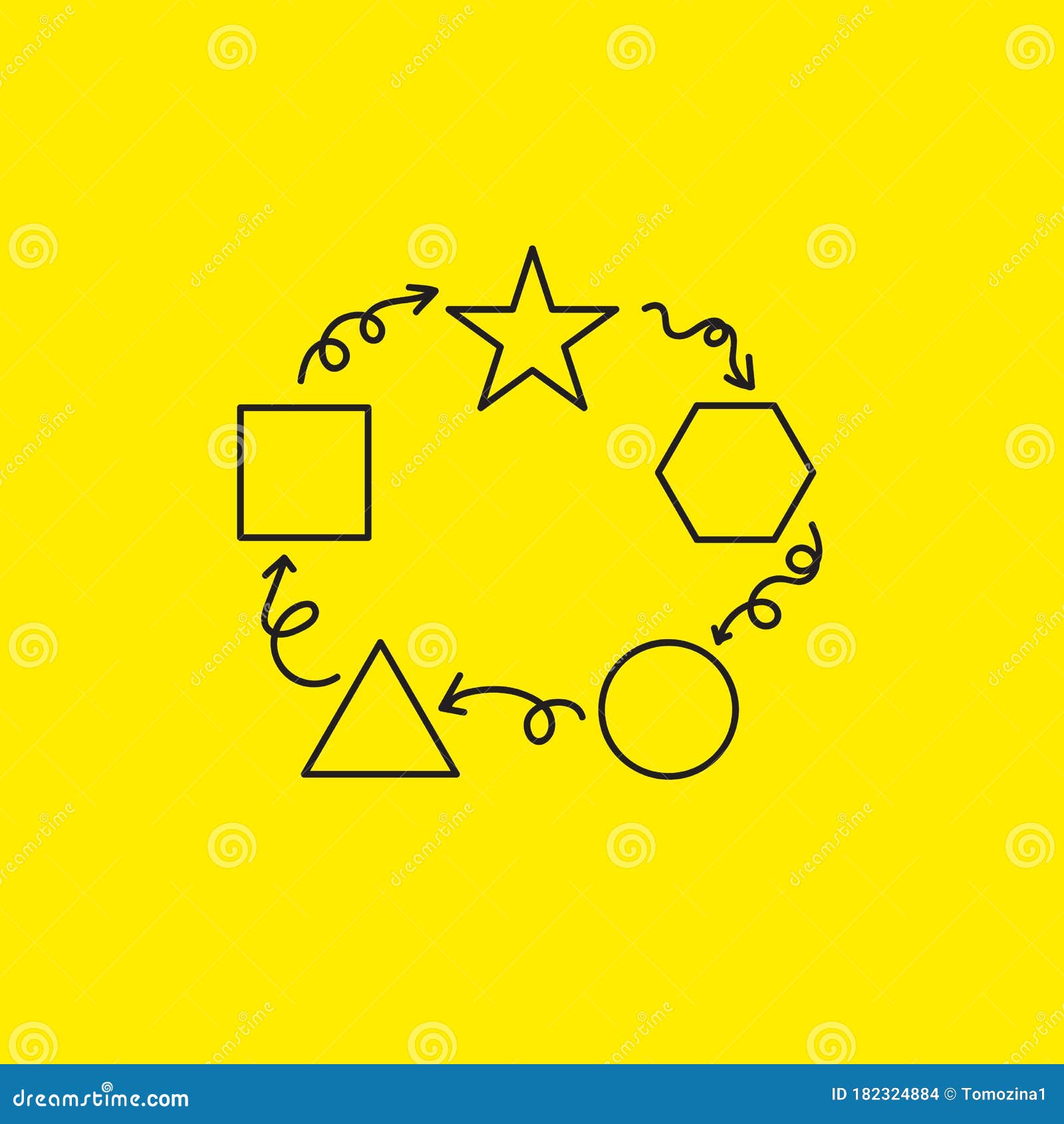 Development, Evolution or Change Symbol Stock Vector - Illustration of ...
