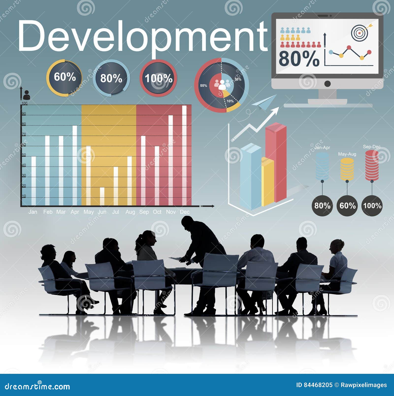 Development Financial Improvement Management Concept Stock Image ...