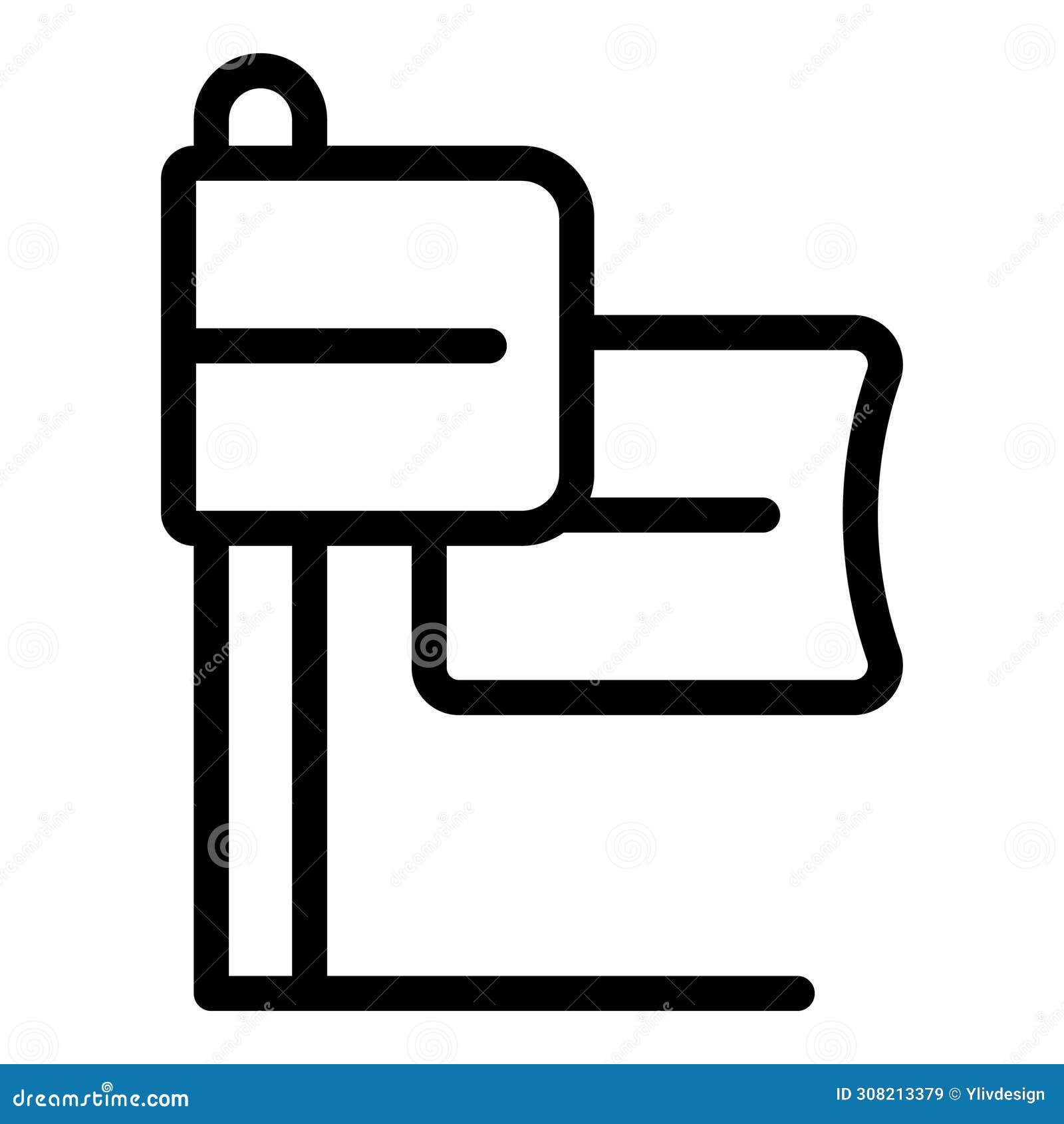 Development Goal Icon Outline Vector. Career Progress Target Stock ...