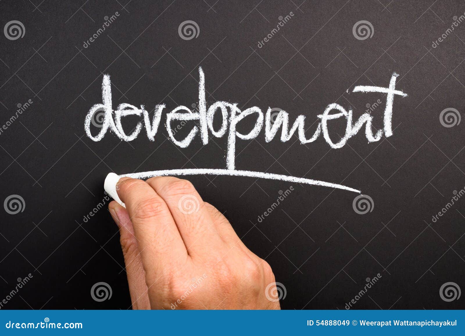 Development stock image. Image of writing, chalkboard - 54888049