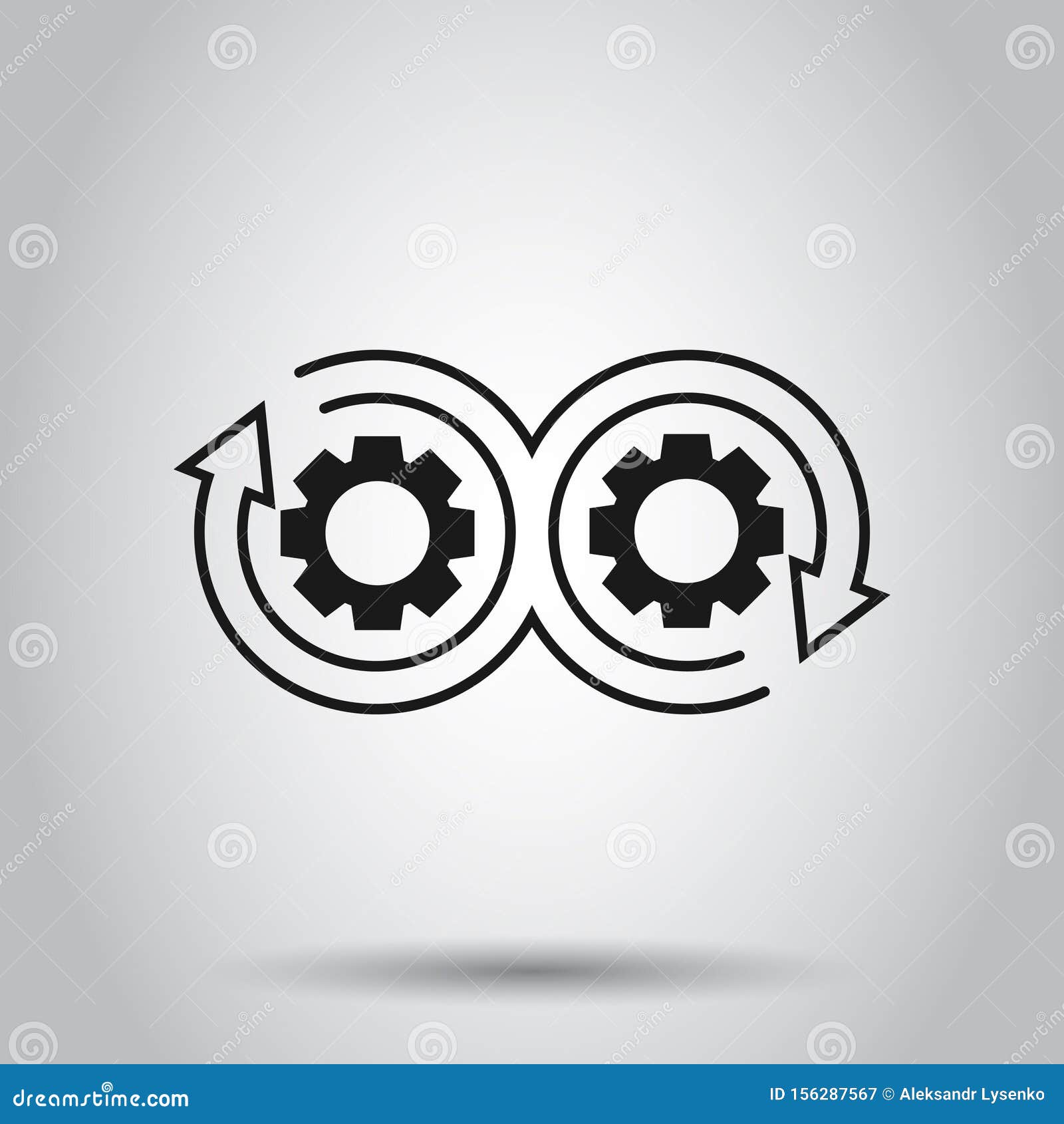 Arrow, Devops, Infinity Infographic. 3 Step Options Template, Scheme ...