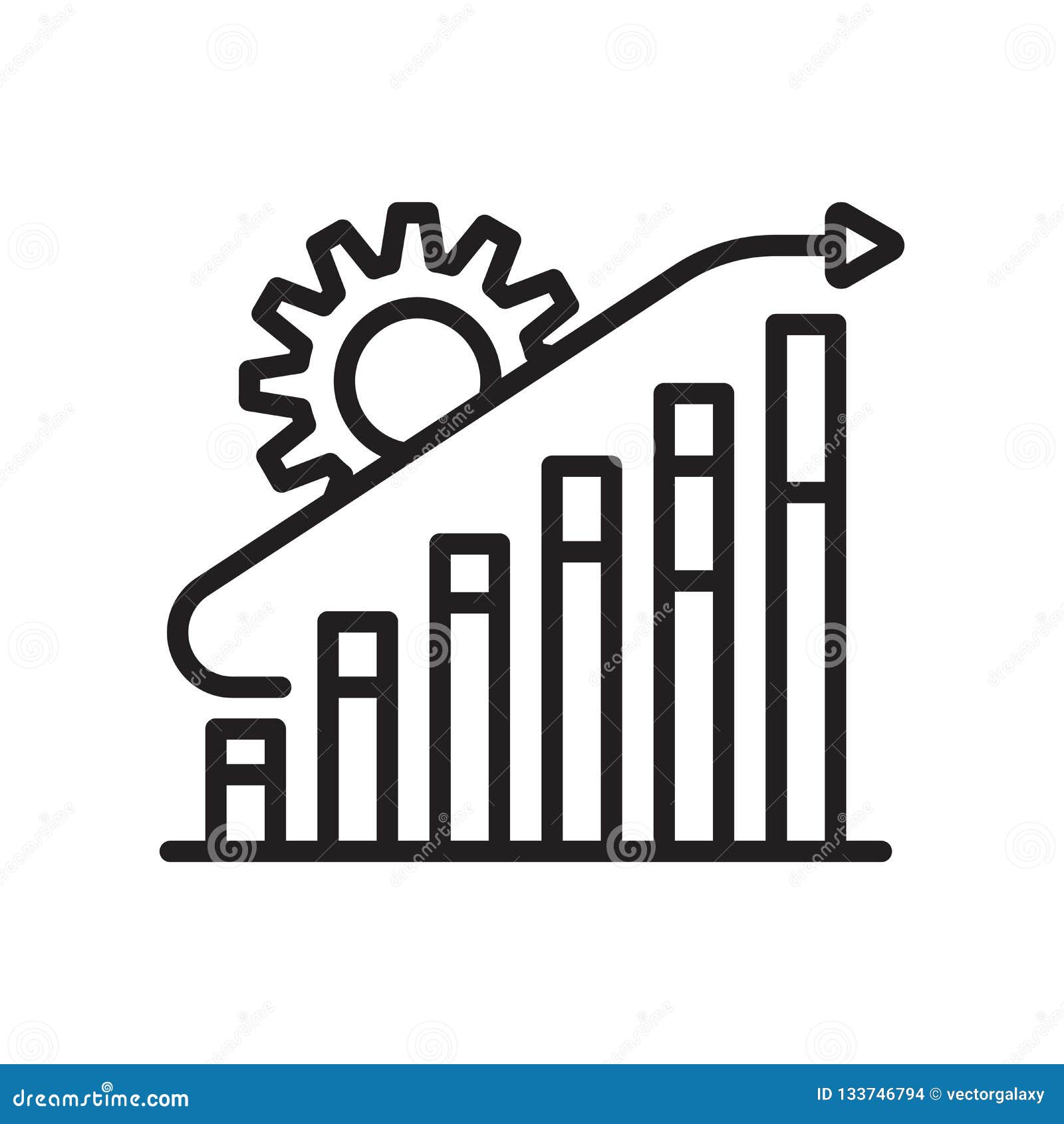 Development Icon Vector Sign and Symbol Isolated on White Background ...