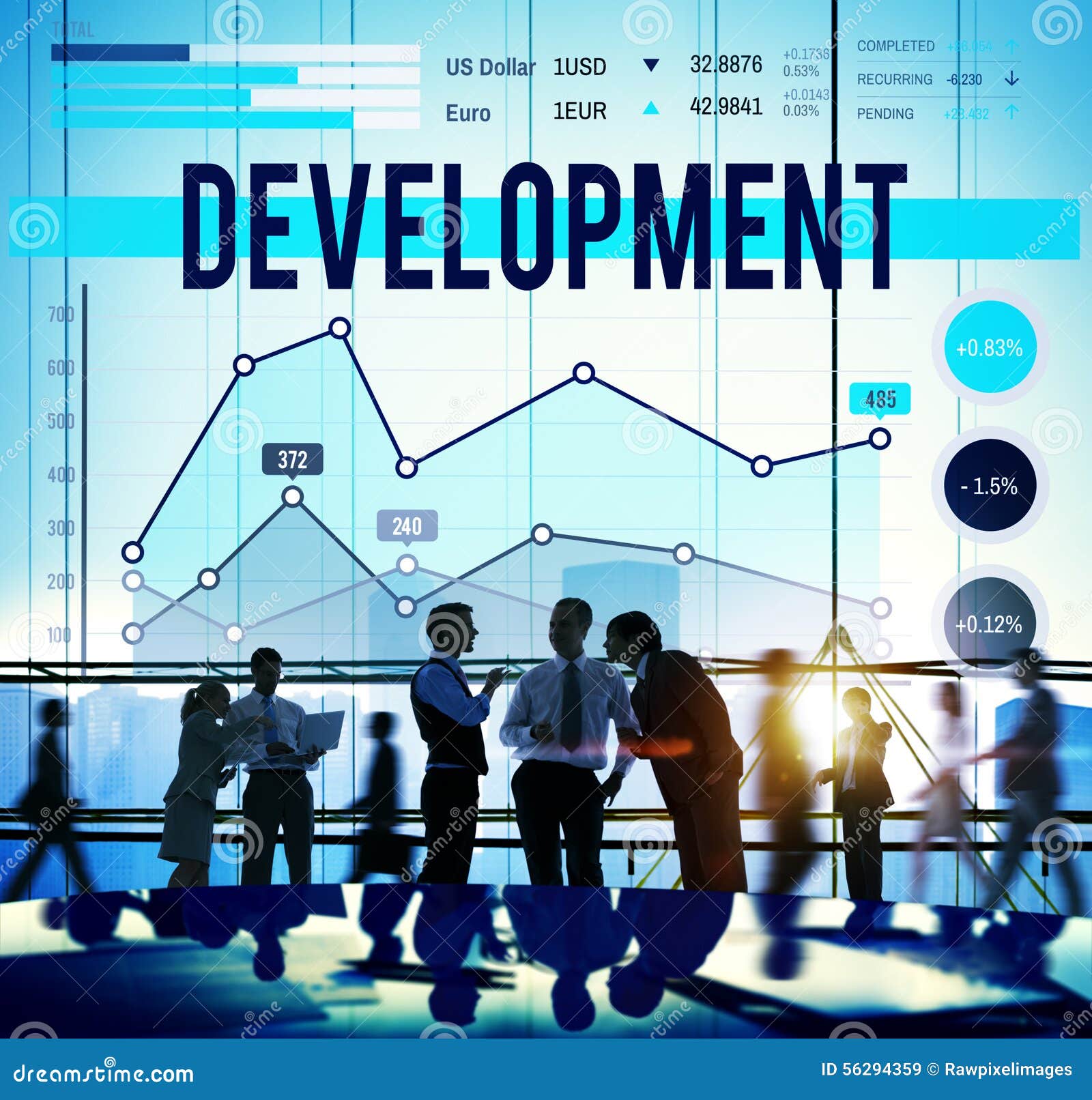 Development Improvement Challange Goal Target Concept Stock ...