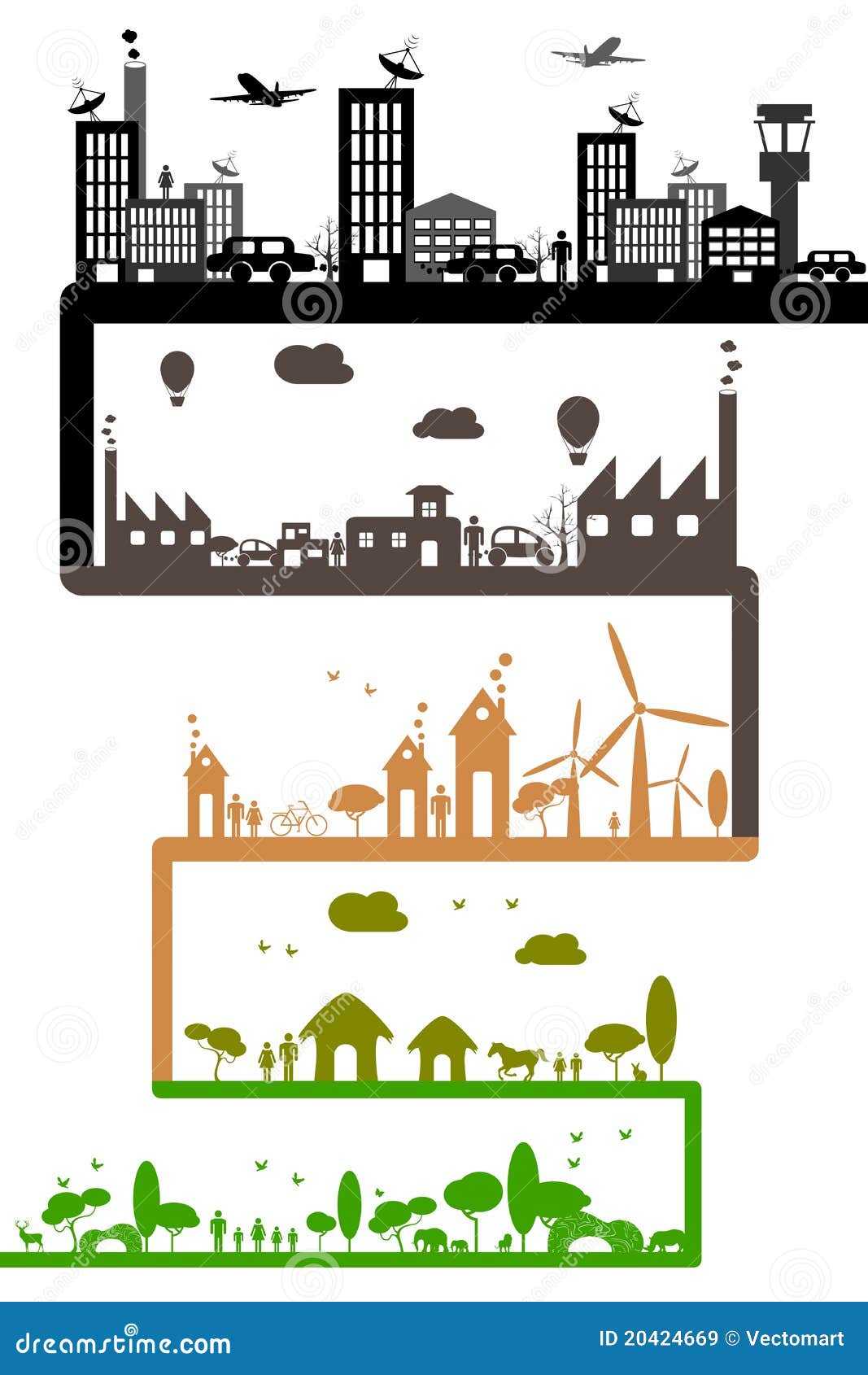 Development of Industry stock vector. Illustration of business - 20424669