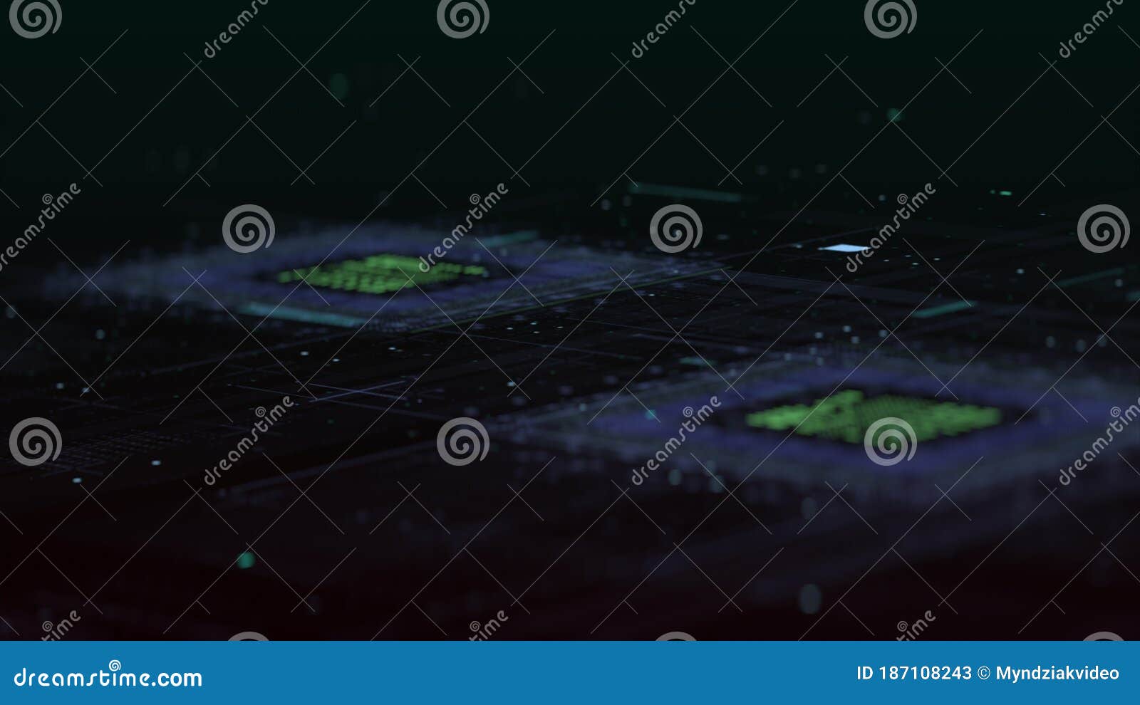 Development Innovation High-tech CPU. High Speed Data Processing 3D ...