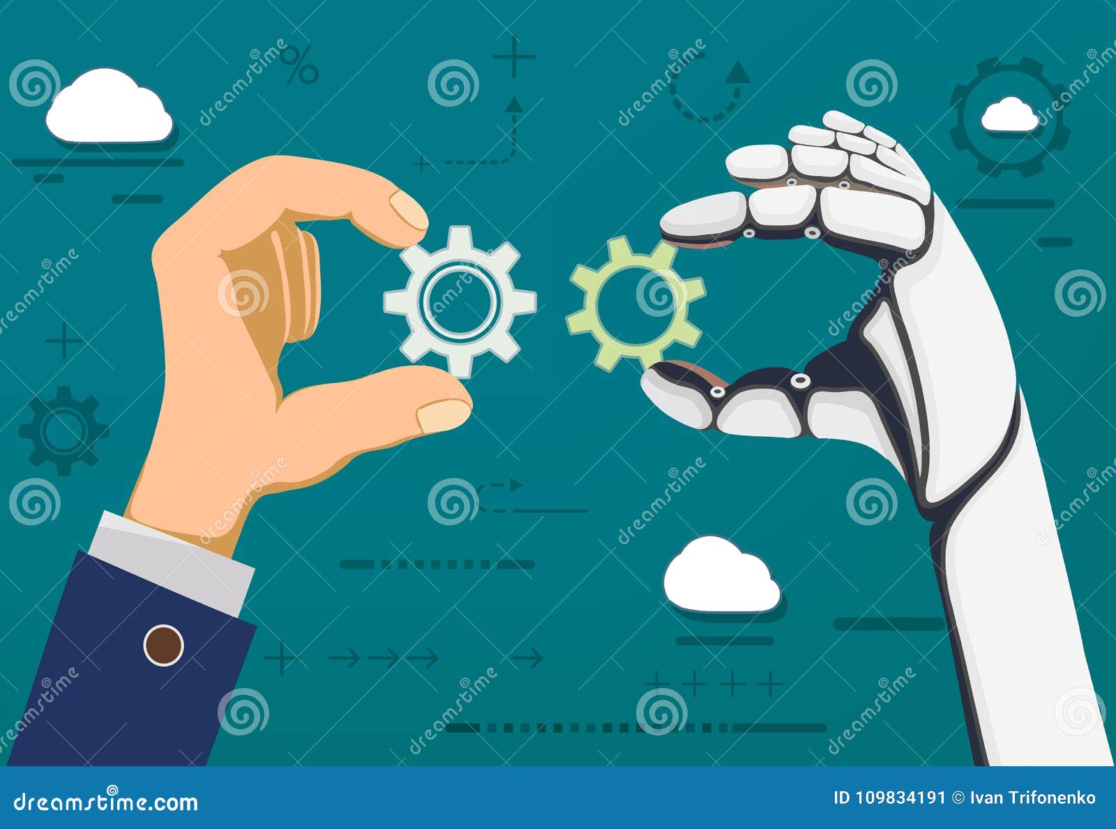 Development and innovation stock vector. Illustration of decisions ...
