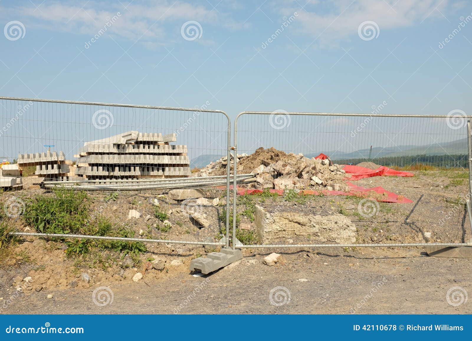 Development land. stock photo. Image of aggrogate, environment - 42110678