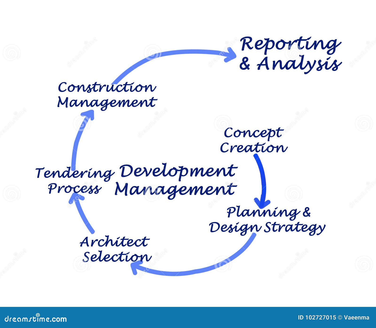 Development Management stock illustration. Illustration of diagram ...