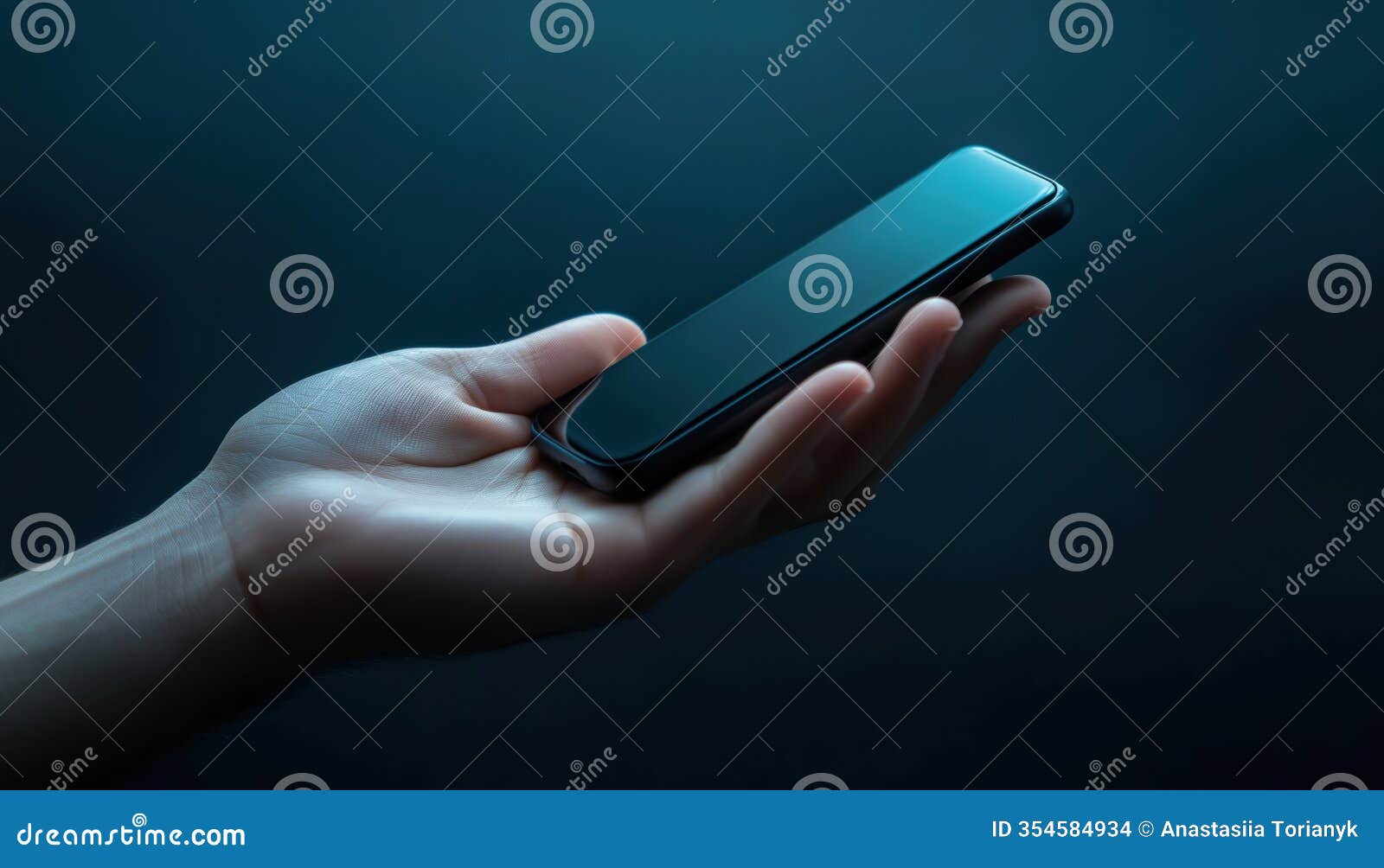Development of Mobile App for Handheld Phones Stock Photo - Image of ...