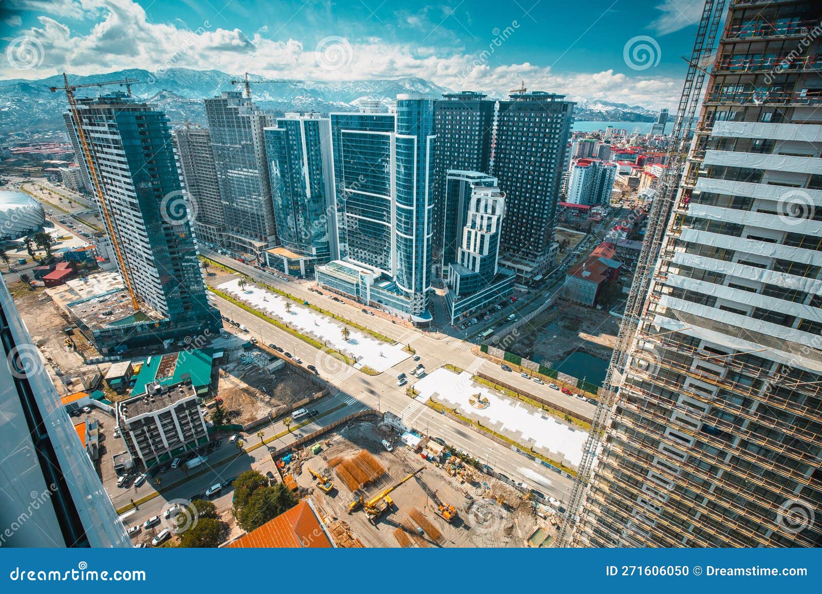 Development Multistorey Residential Building Construction Area ...