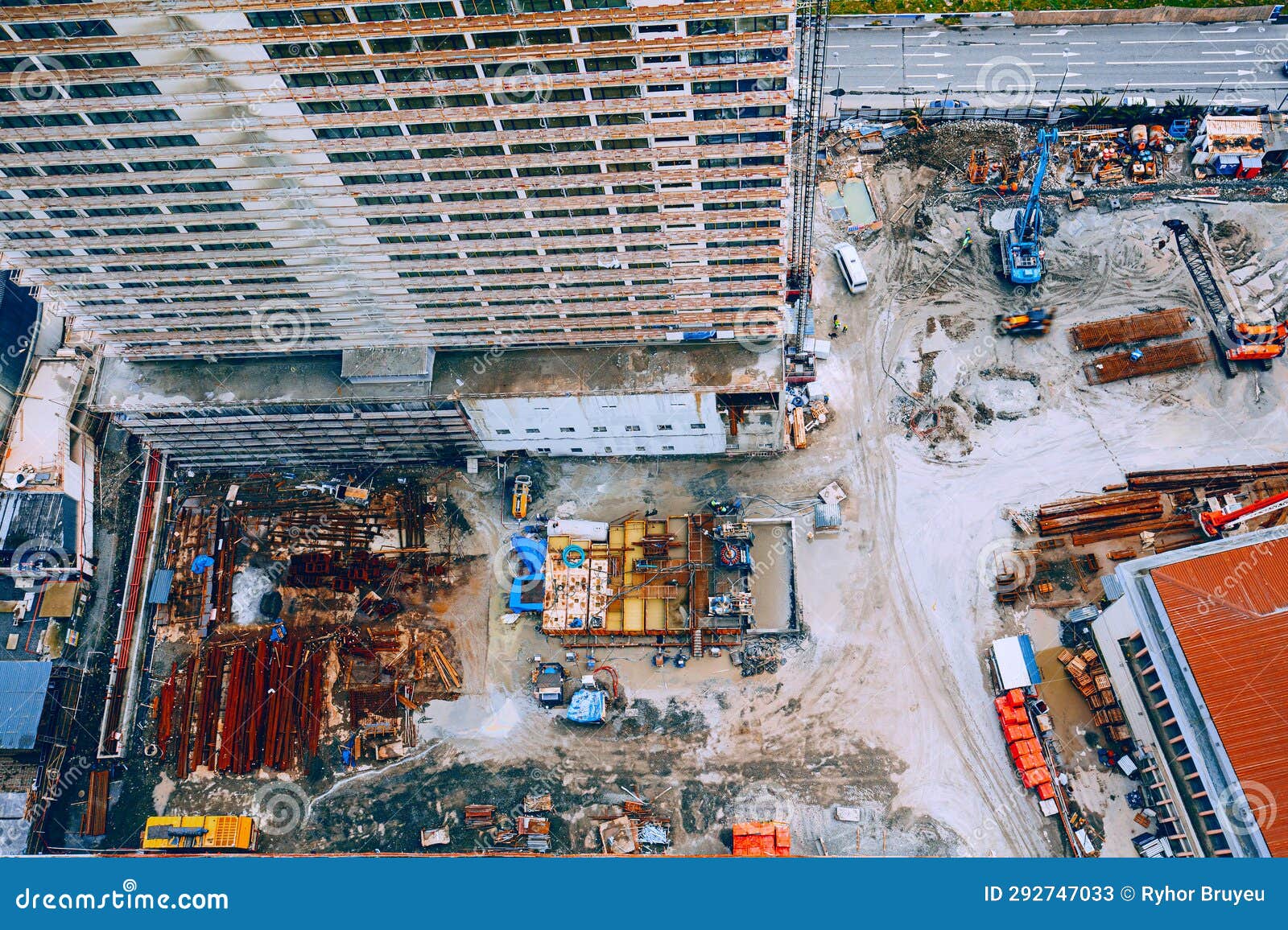 Development Multistorey Residential Building Construction Area ...