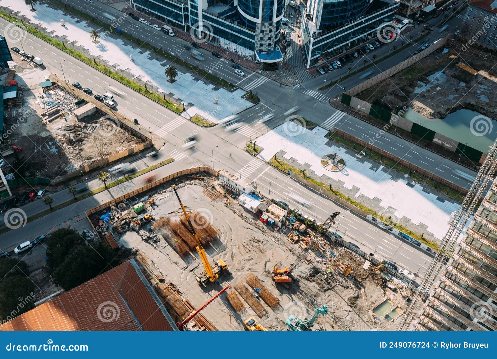 Development Multistorey Residential Building Construction Area ...