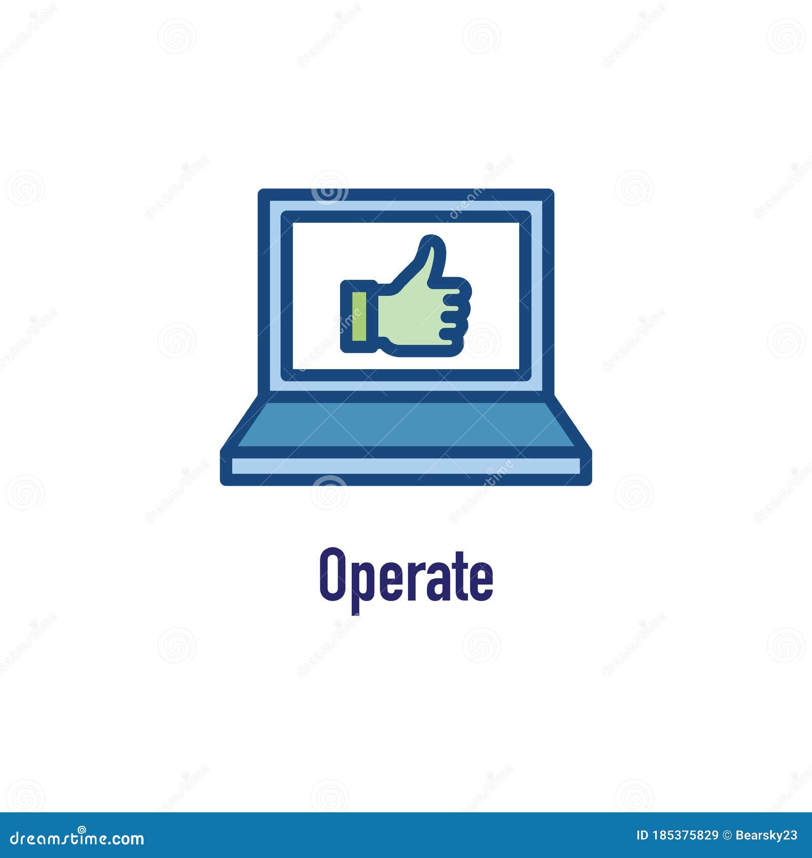 Development Operations and Life Cycle - DevOps Icon Stock Vector ...