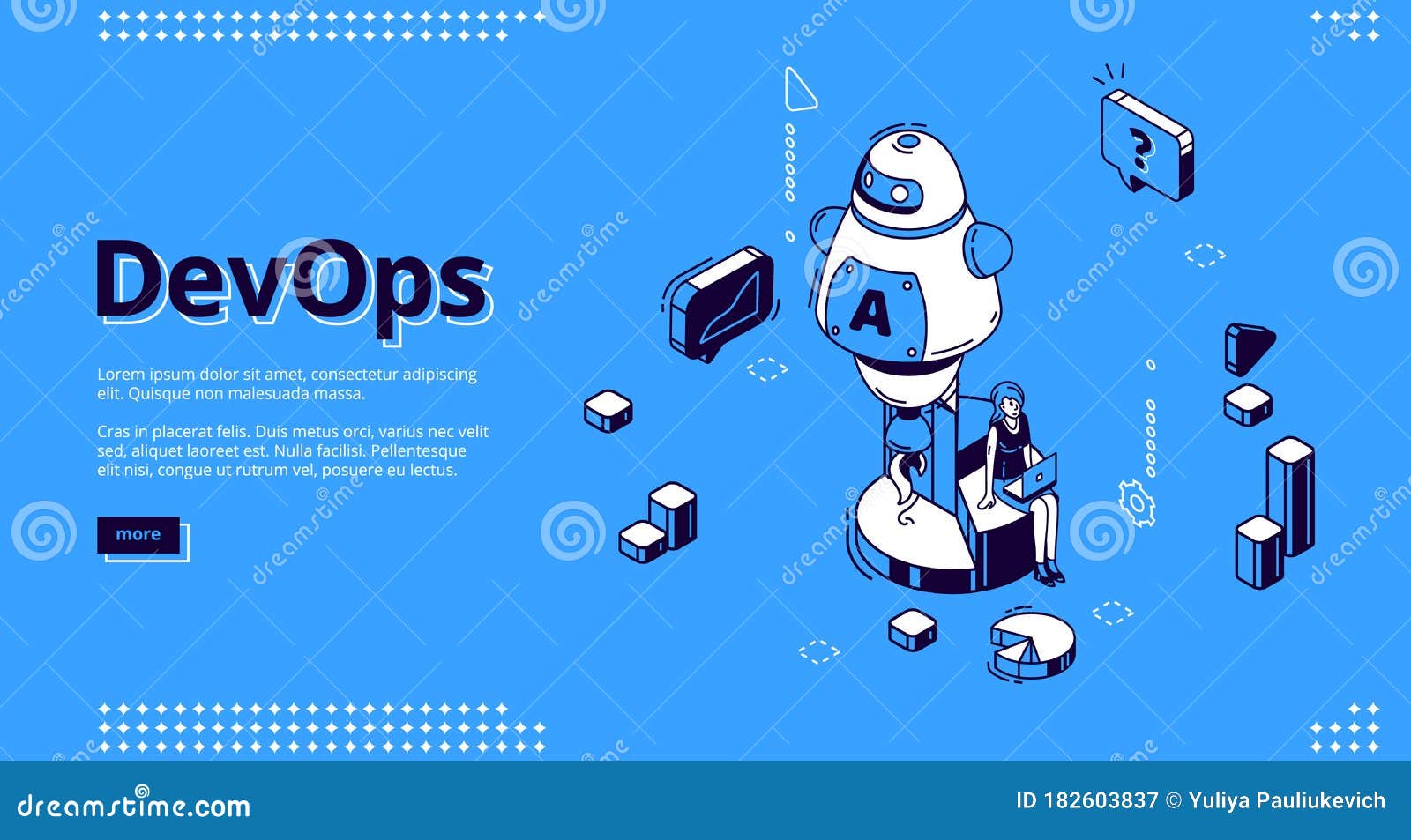 Development Operations, Project Integration Stock Vector - Illustration ...