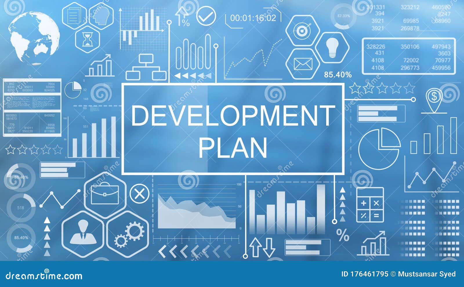 Development Plan, Animated Typography Stock Illustration - Illustration ...