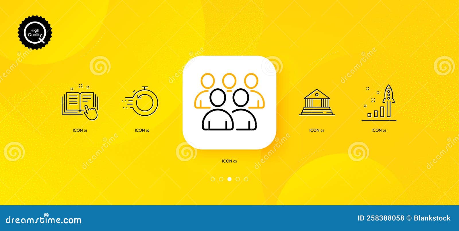 Development Plan, Fast Recovery and Group Minimal Line Icons. for Web ...