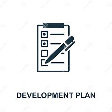 Development Plan Icon. Creative Element Design from Programmer Icons Collection Stock Vector ...