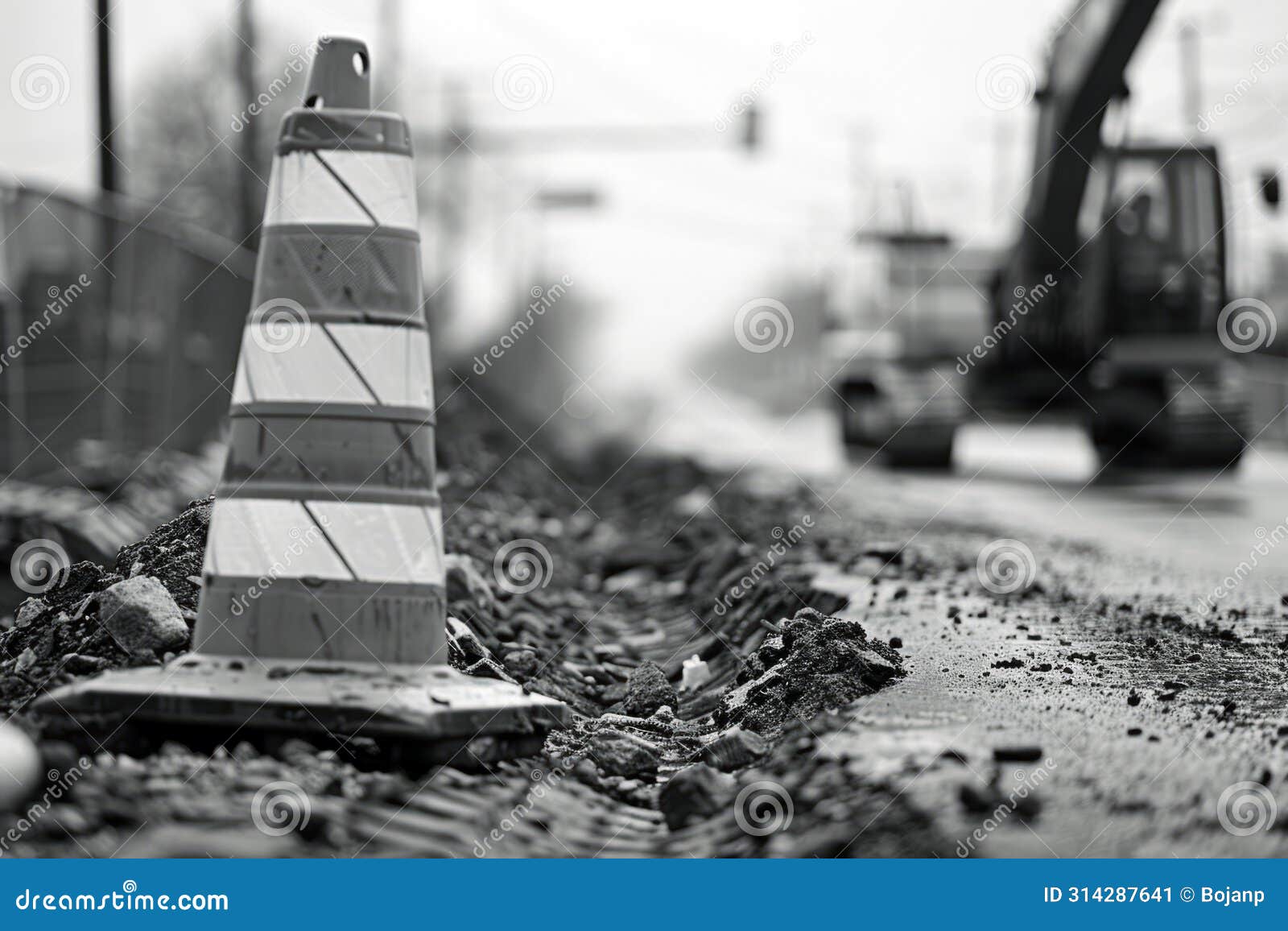 Development Process, Construction Site in Motion Close Up Stock ...