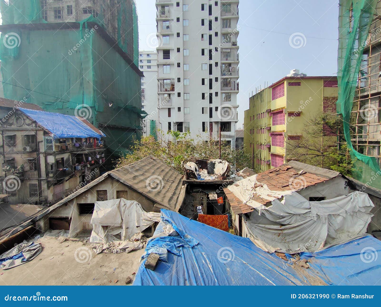 Development in Progress Urban Stock Photo - Image of village, city ...