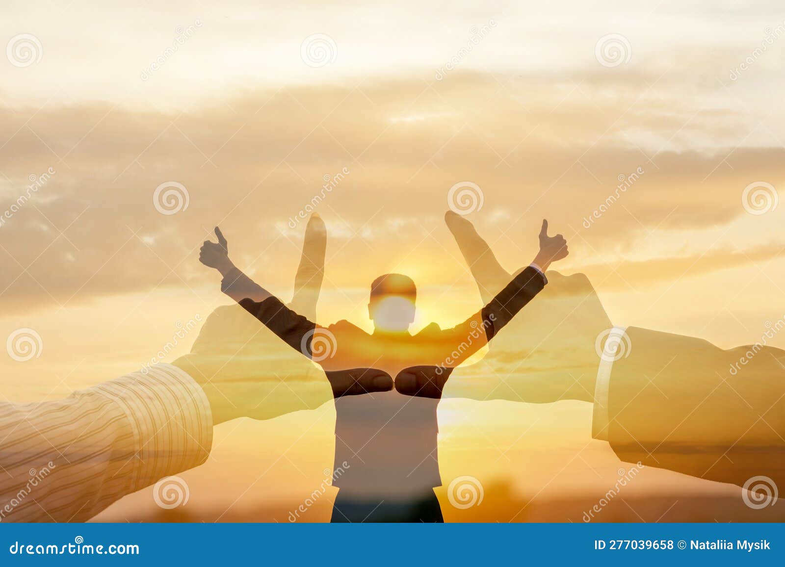 Development Prospects and Successful Business Career Stock Photo ...