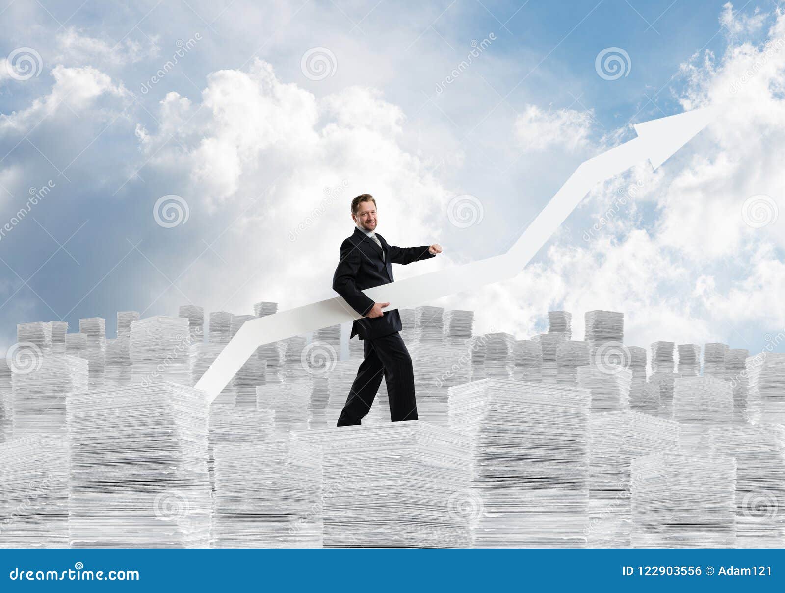 Development in Right Direction Stock Photo - Image of conceptual ...