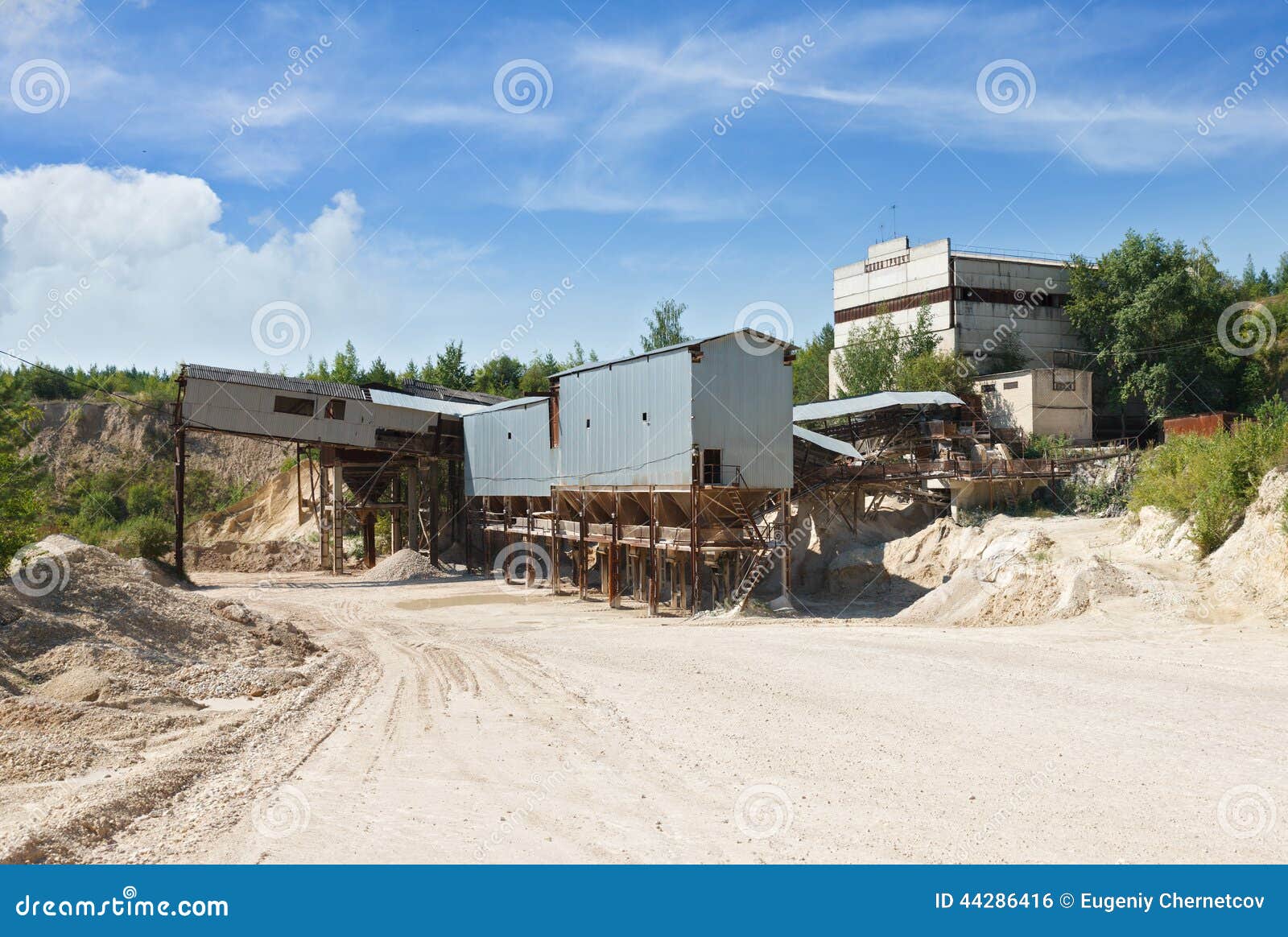 Development of rock stock photo. Image of openpit, building - 44286416