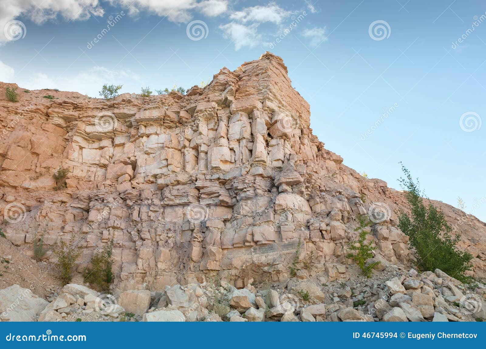 Development of rock stock photo. Image of limestone, industry - 46745994