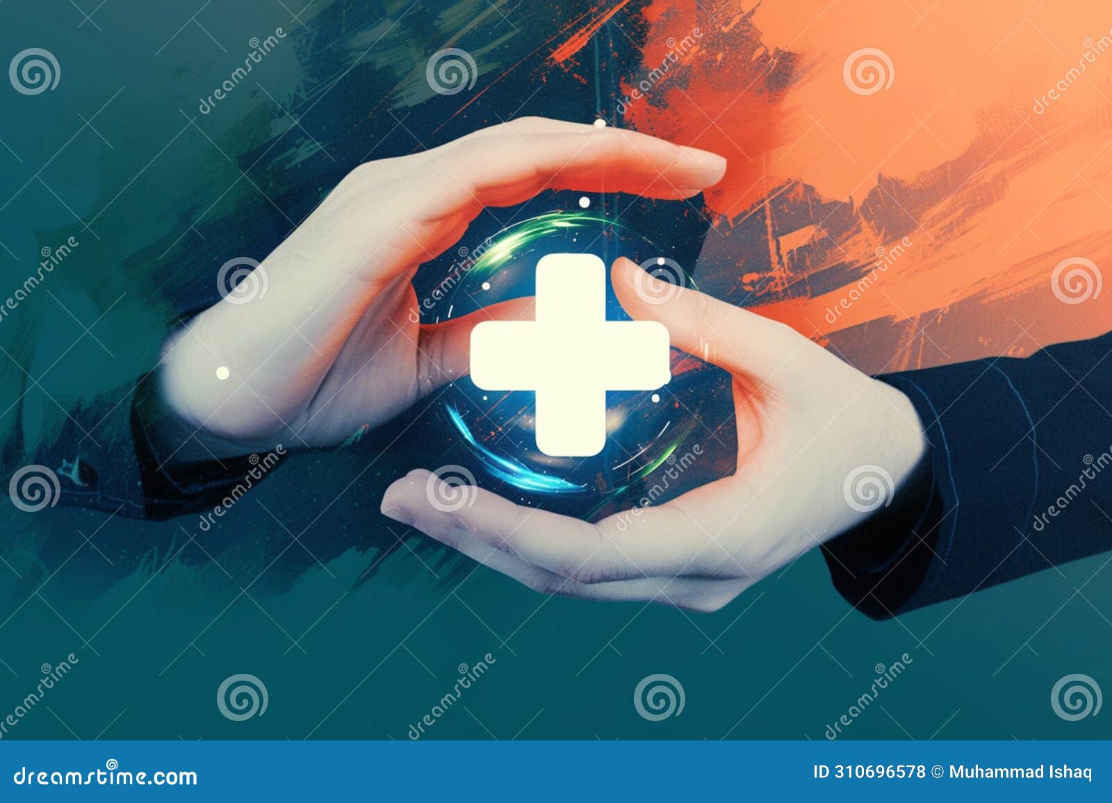 Development Showcase Hand with Plus Sign Symbolizing Personal and ...