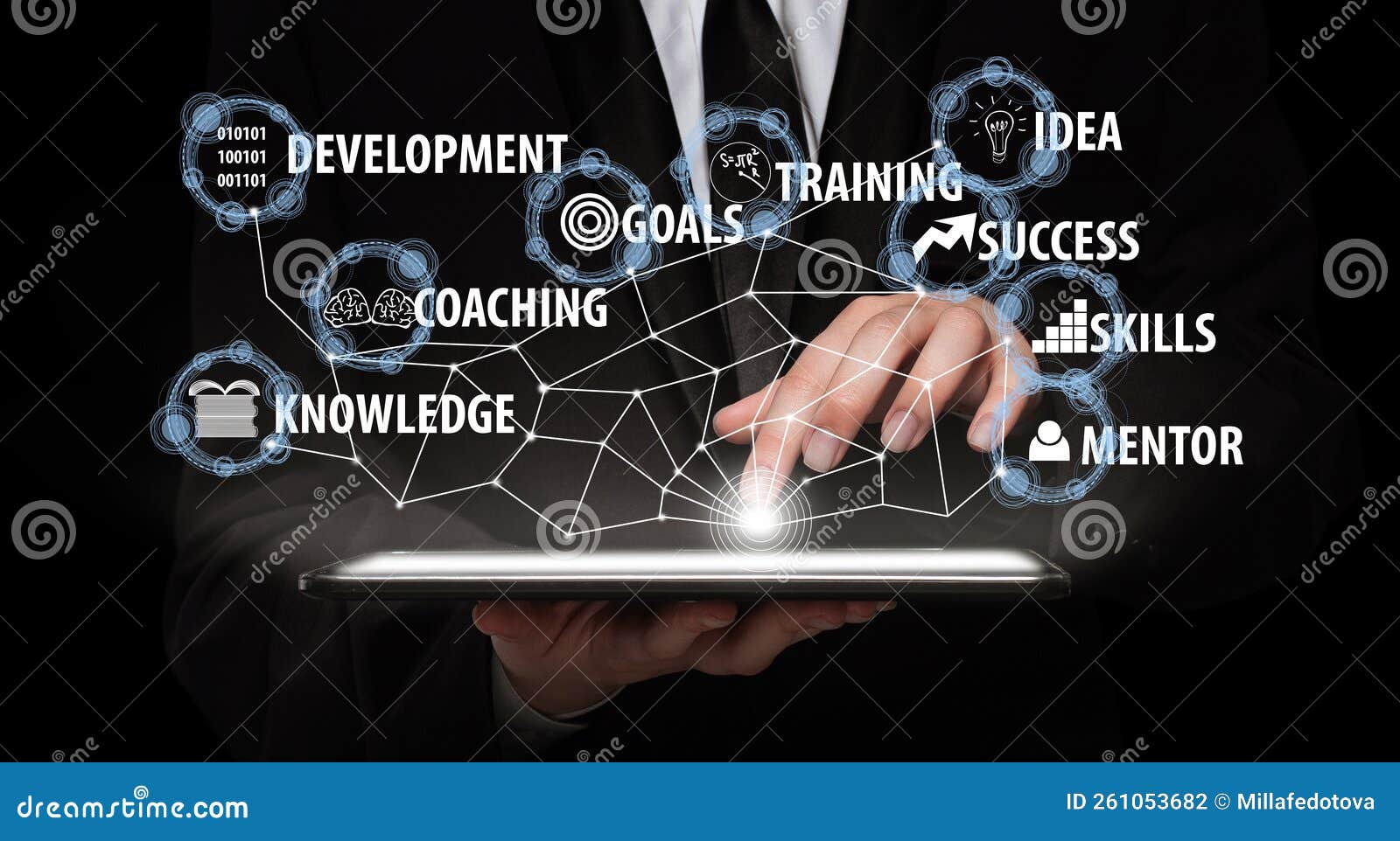 Development Software Technology Training System Business Concept ...