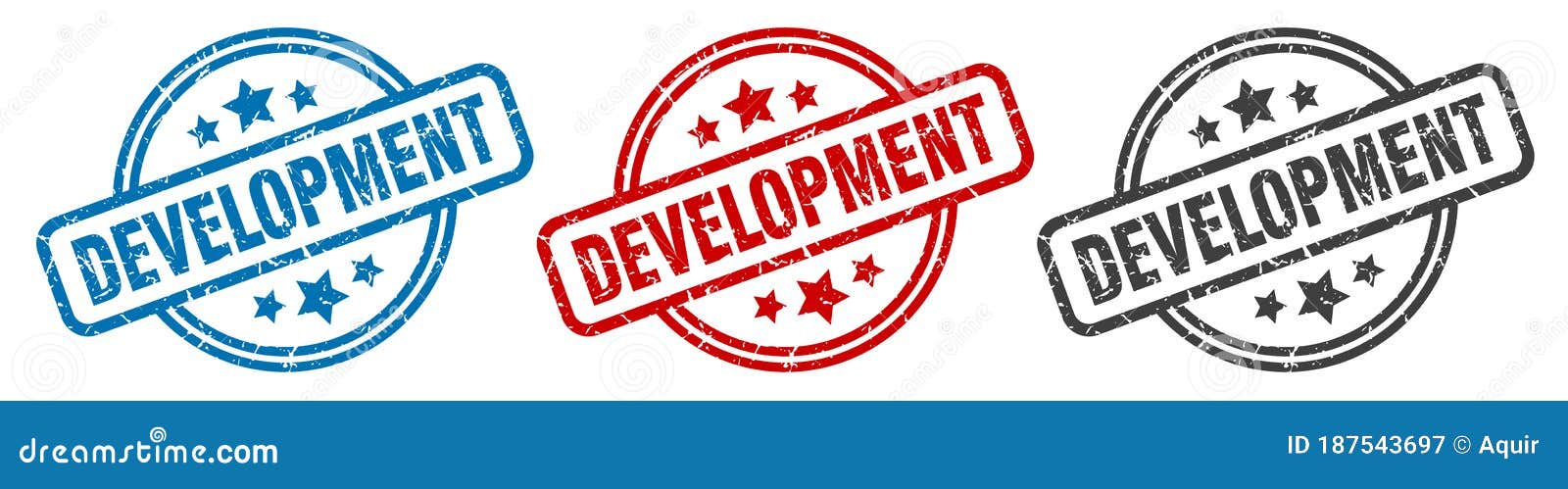 Development Stamp. Development Round Isolated Sign Stock Vector ...