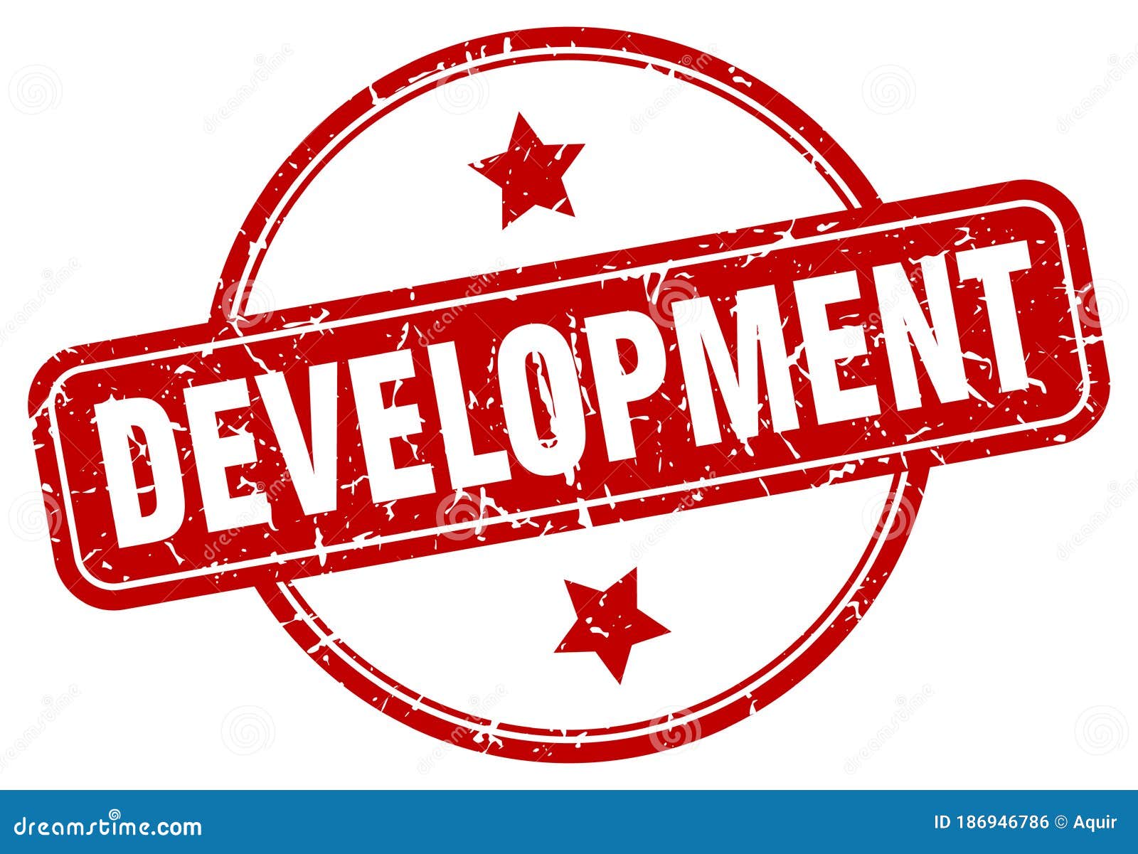 Development Stamp. Development Round Vintage Grunge Label Stock Vector ...