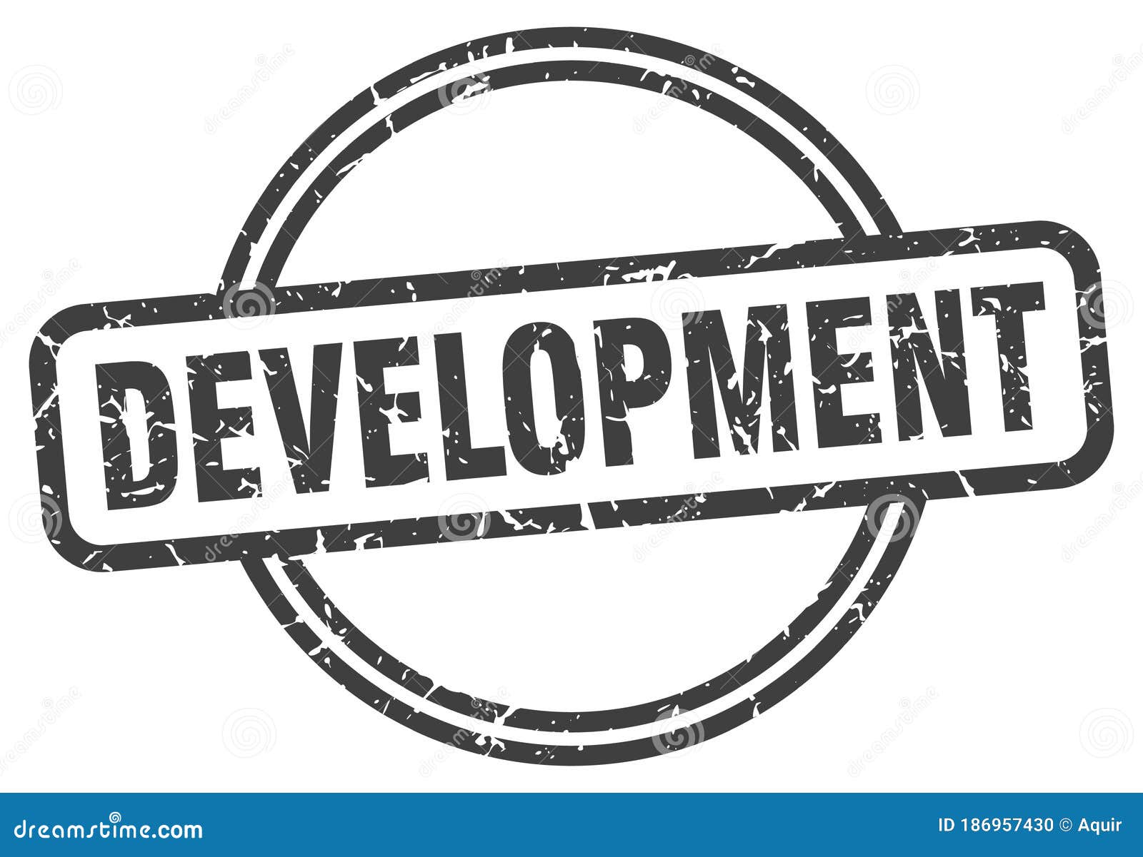 Development Stamp. Development Round Vintage Grunge Label Stock Vector ...