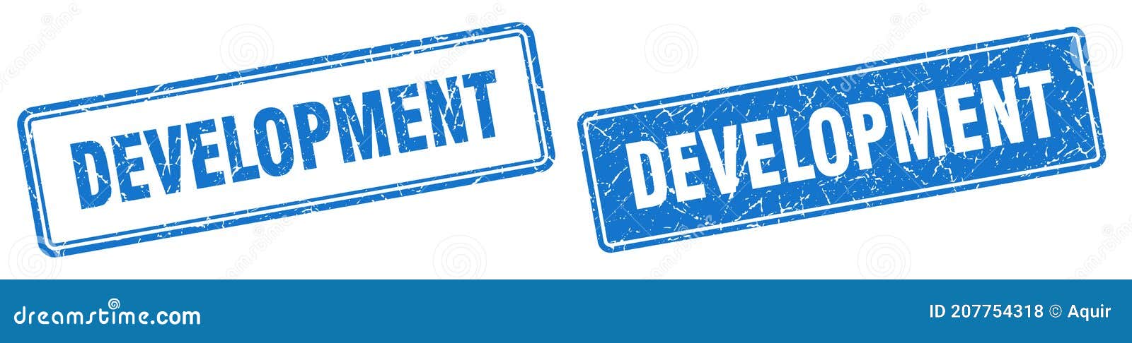 Development Stamp Set. Development Square Grunge Sign Stock Vector ...