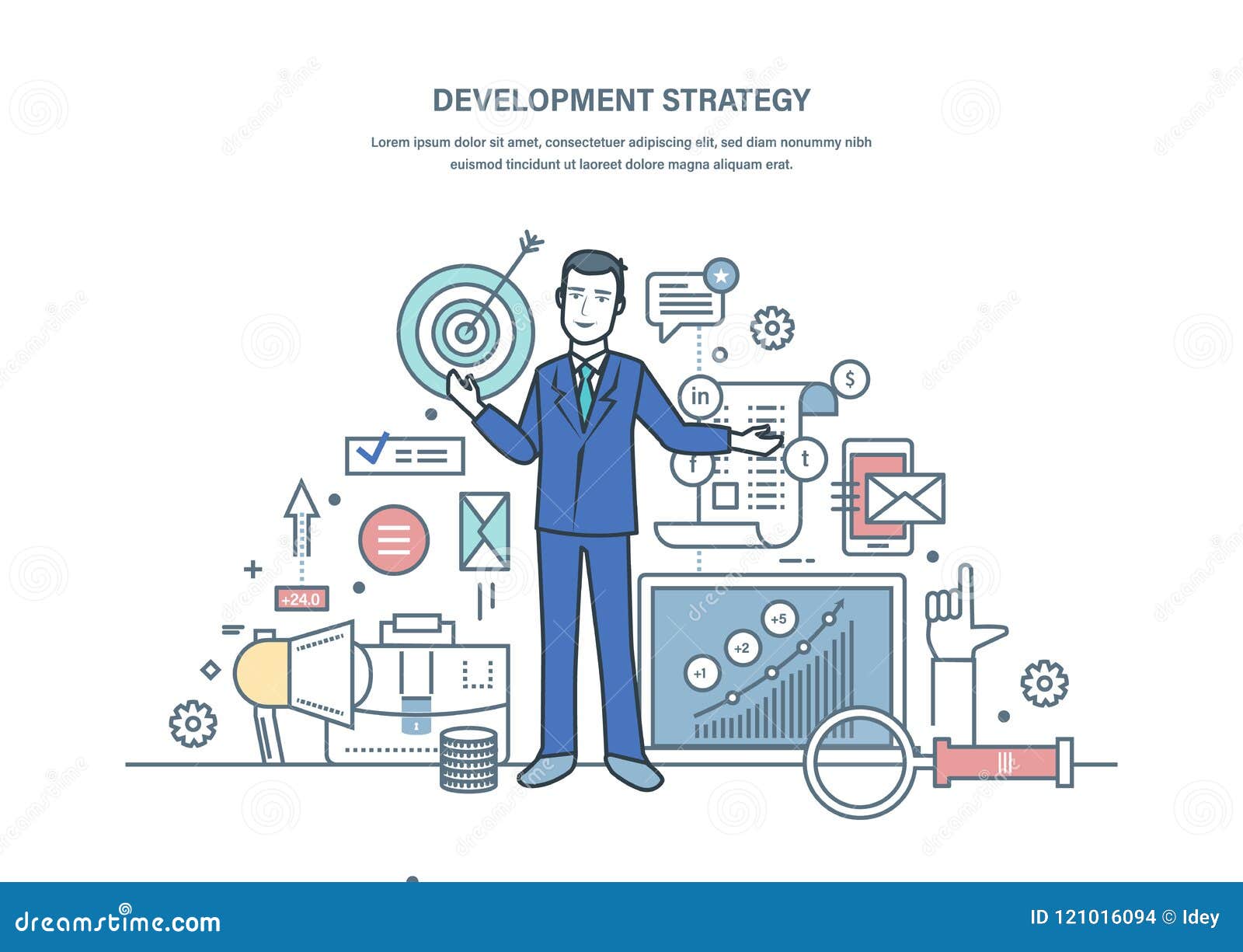 Development Strategy, Preparation Effective Business Project, Planning ...