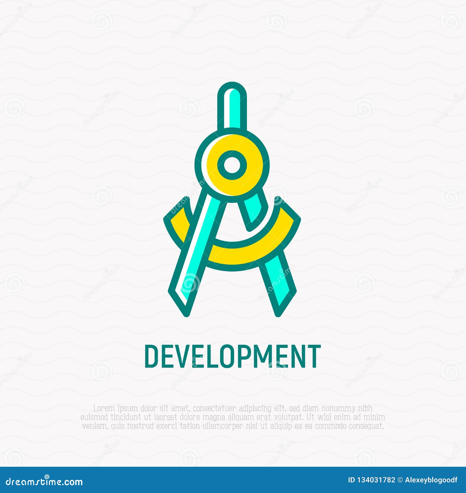 Development Symbol Thin Line Icon Stock Vector - Illustration of symbol ...