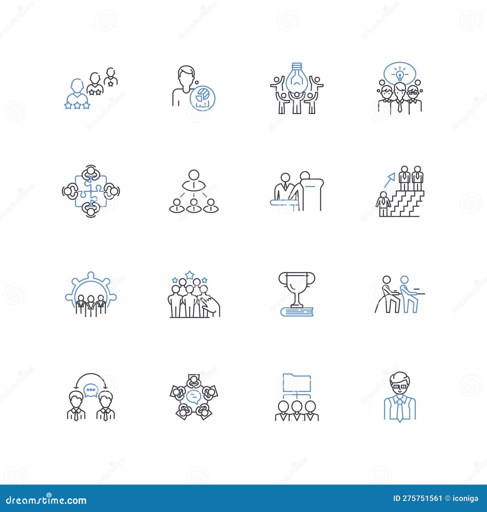 Development Team Line Icons Collection. Collaboration, Innovation ... Development Team Line Icons Collection. Collaboration, Innovation ...