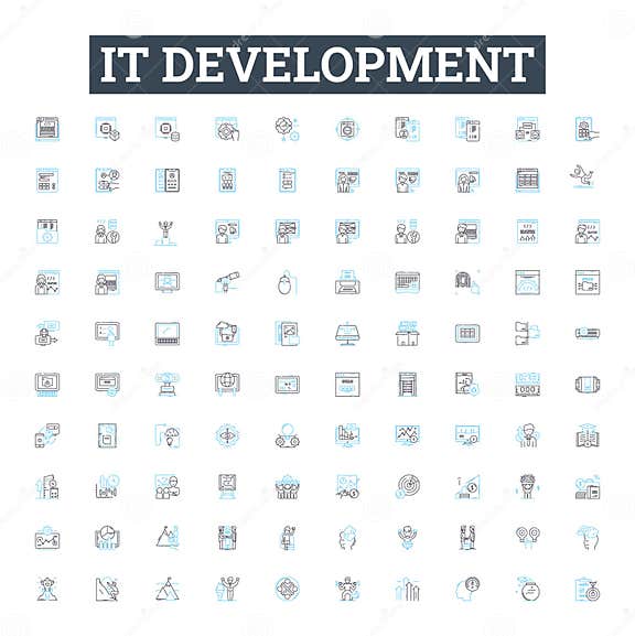 It Development Vector Line Icons Set. it, Development, Software, Coding, Engineering, Program ...