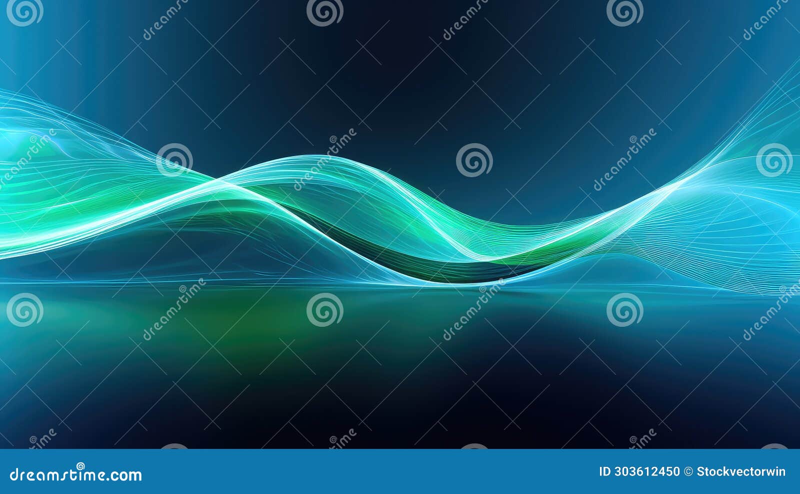 Development Wave Technology Background Stock Illustration ...