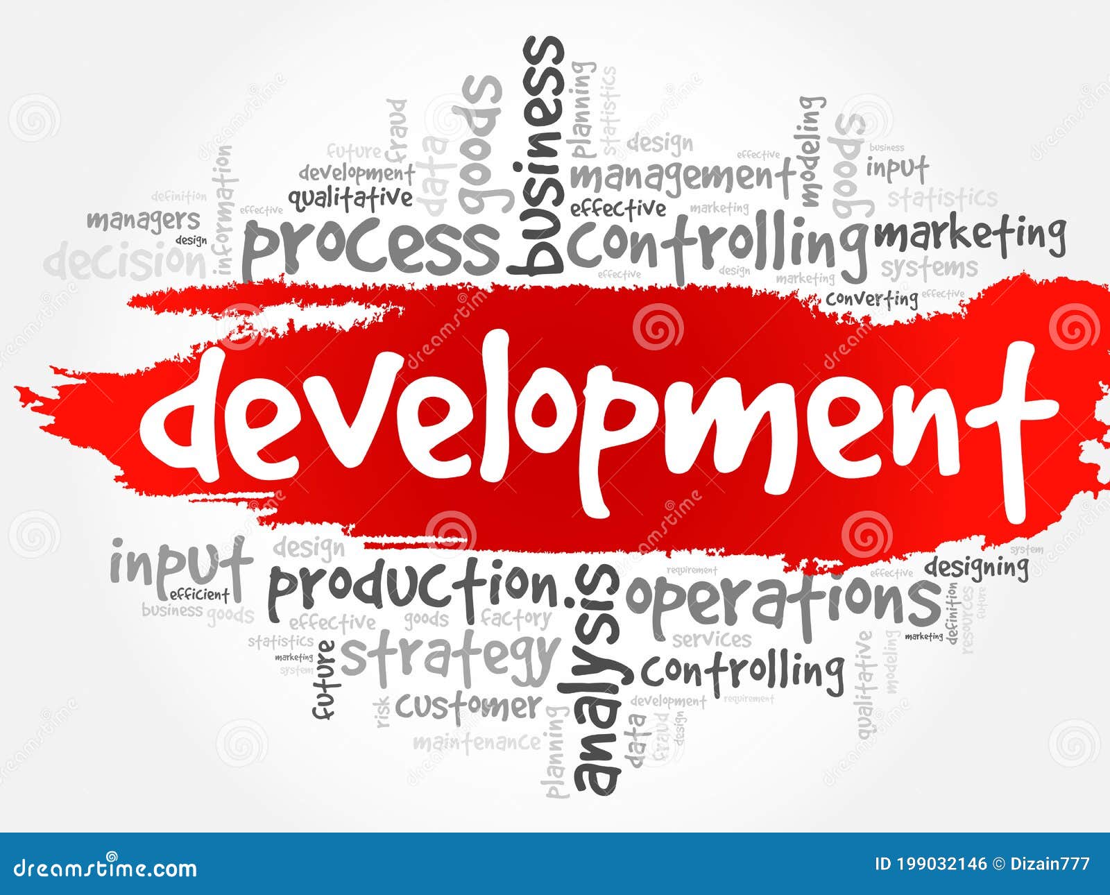 Development word cloud stock illustration. Illustration of motivation ...