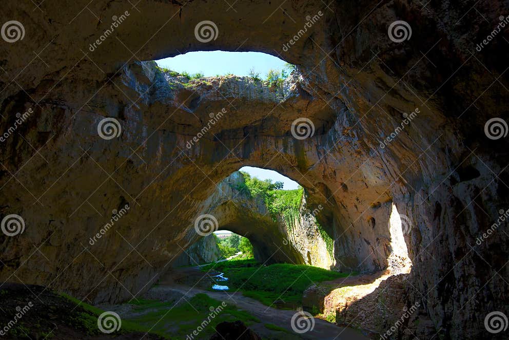 Devetashka cave stock image. Image of phenomenon, devetashka - 27324135