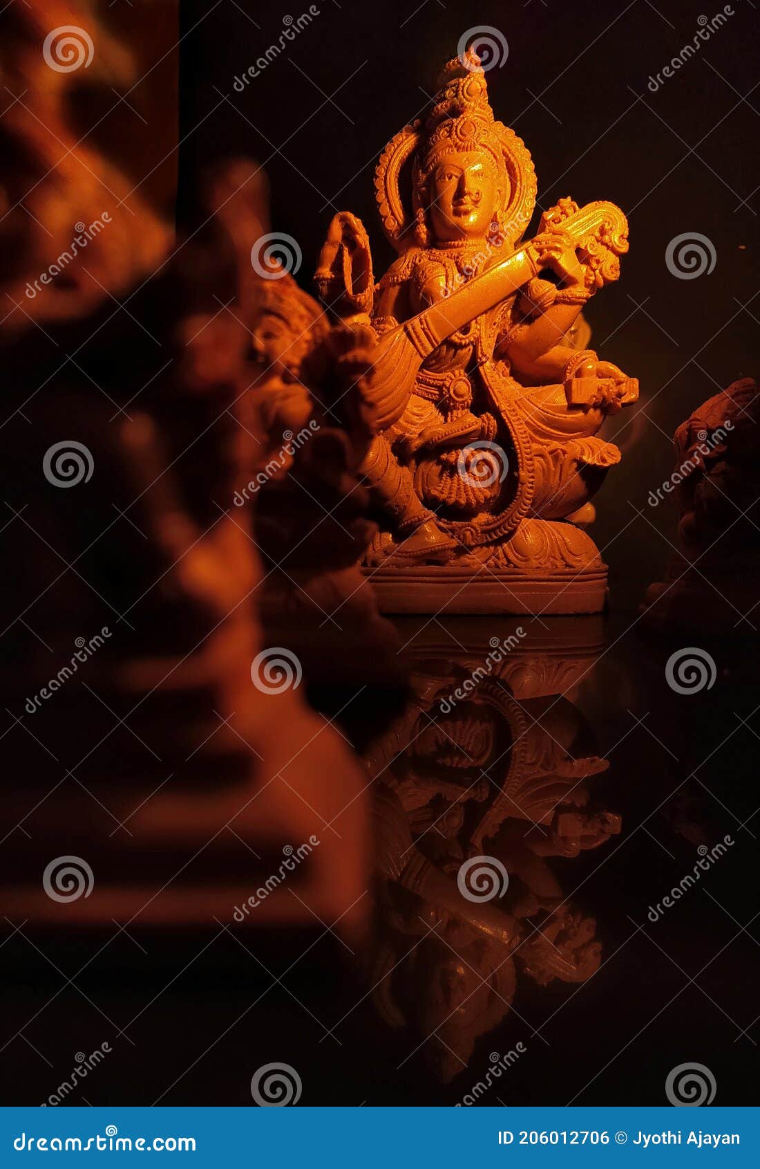 Devi lekshmi goddess india stock photo. Image of lighting - 206012706