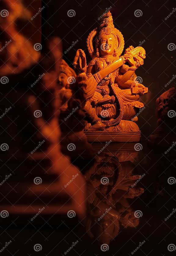 Devi lekshmi goddess india stock photo. Image of lighting - 206012706