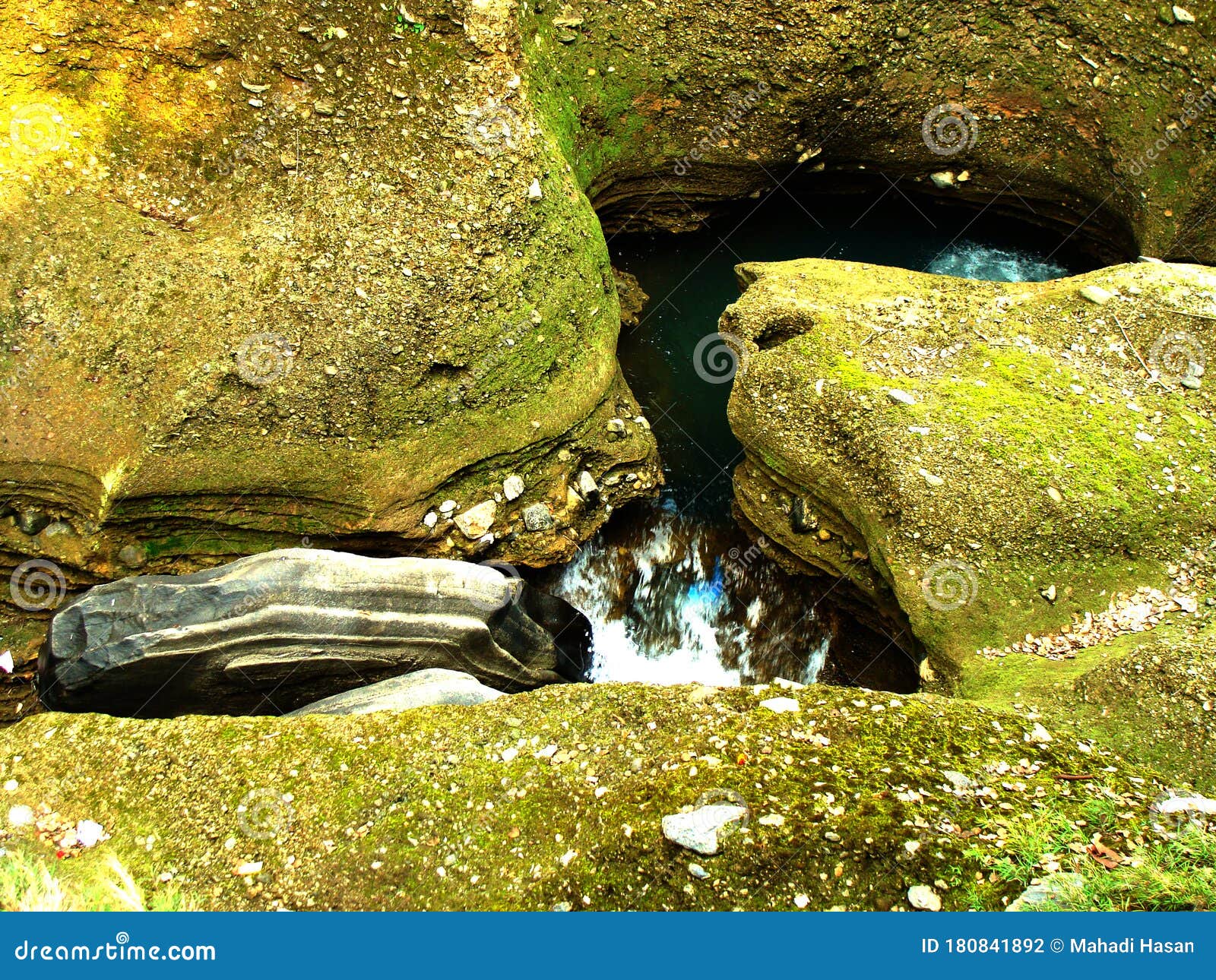 Devi`s Fall at Pokhora in Nepal, a Great Tourist Spot Stock Photo ...