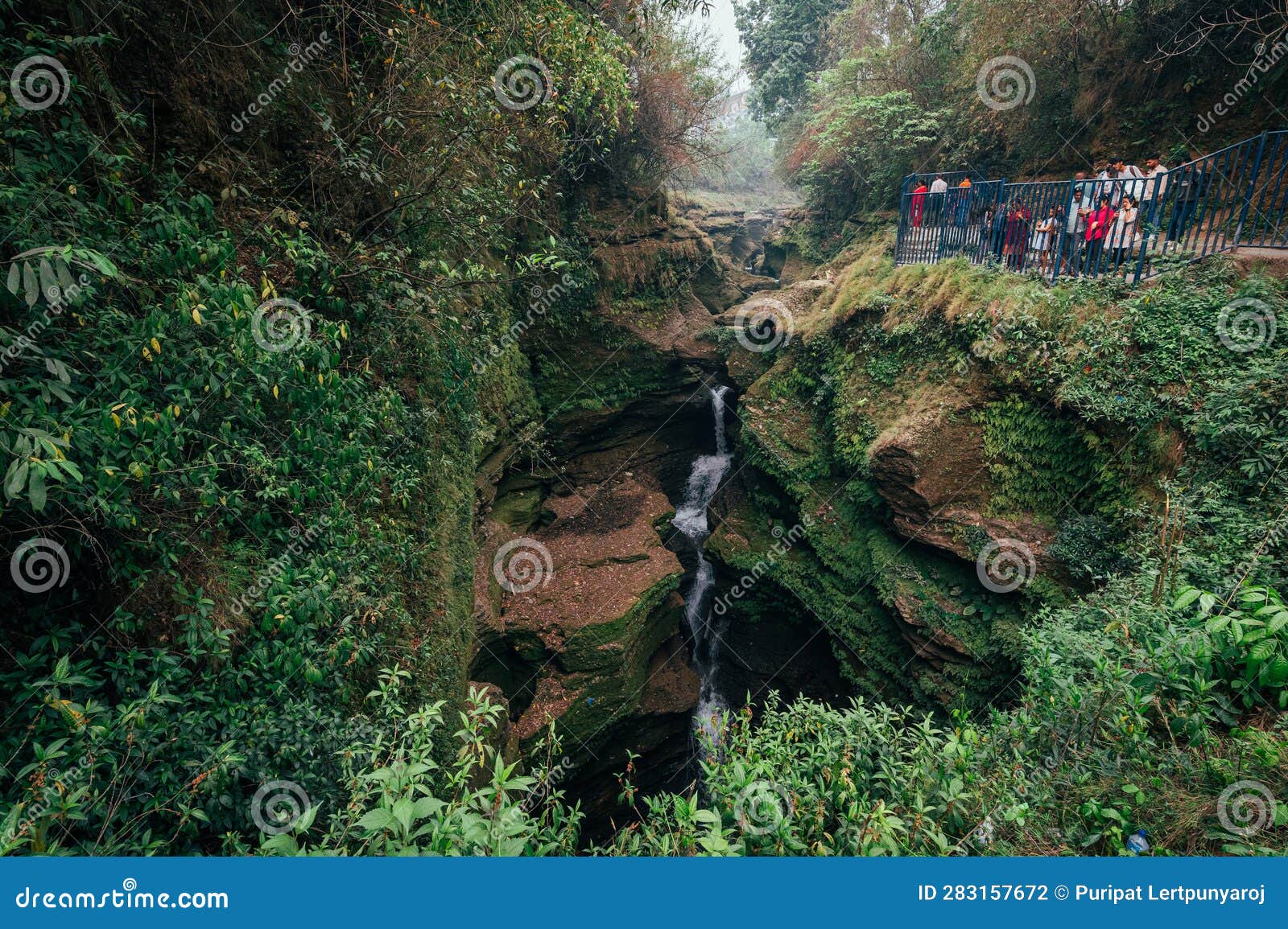 Devi S Falls, a Waterfall Located at Pokhara in Kaski District, Nepal ...