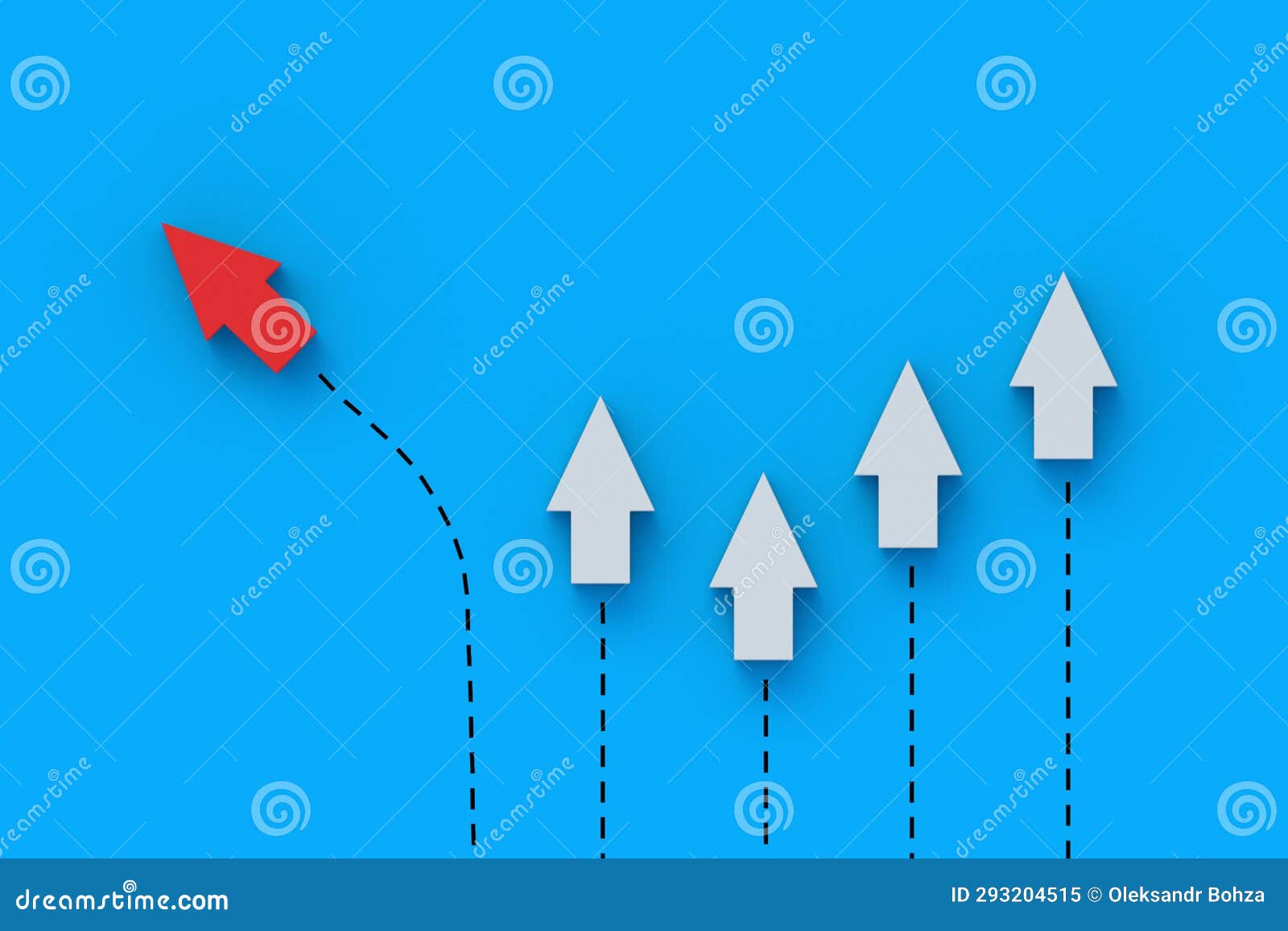 Deviation from Plan. Change of Strategy Stock Illustration ...