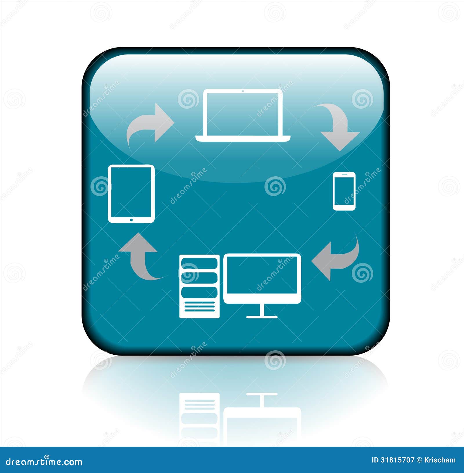 Device stock illustration. Illustration of software, symbol - 31815707