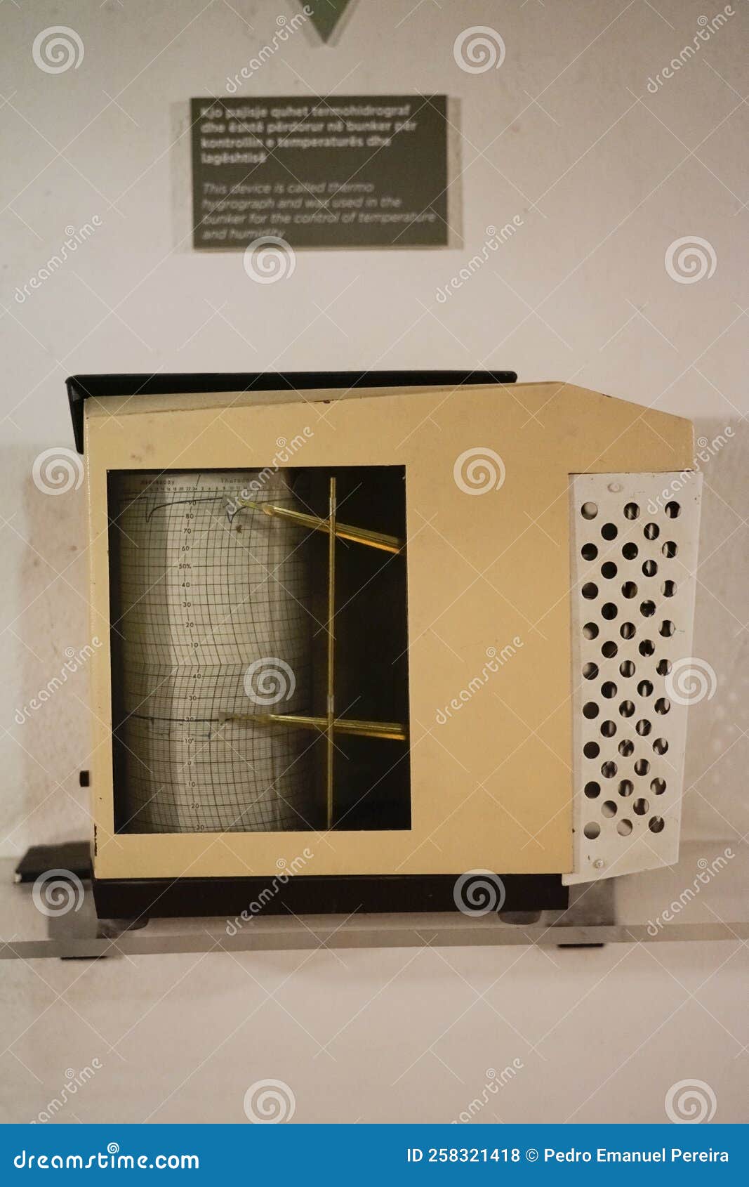 This Device is Called Thermo Hygrograph and Was Used in the Bunker for ...