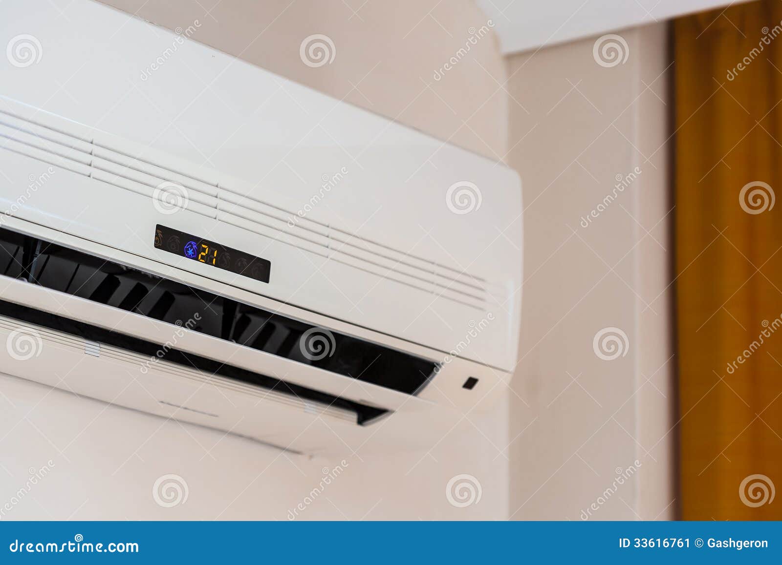 Device for Conditioning with Open Flaps of Air. Stock Image - Image of ...