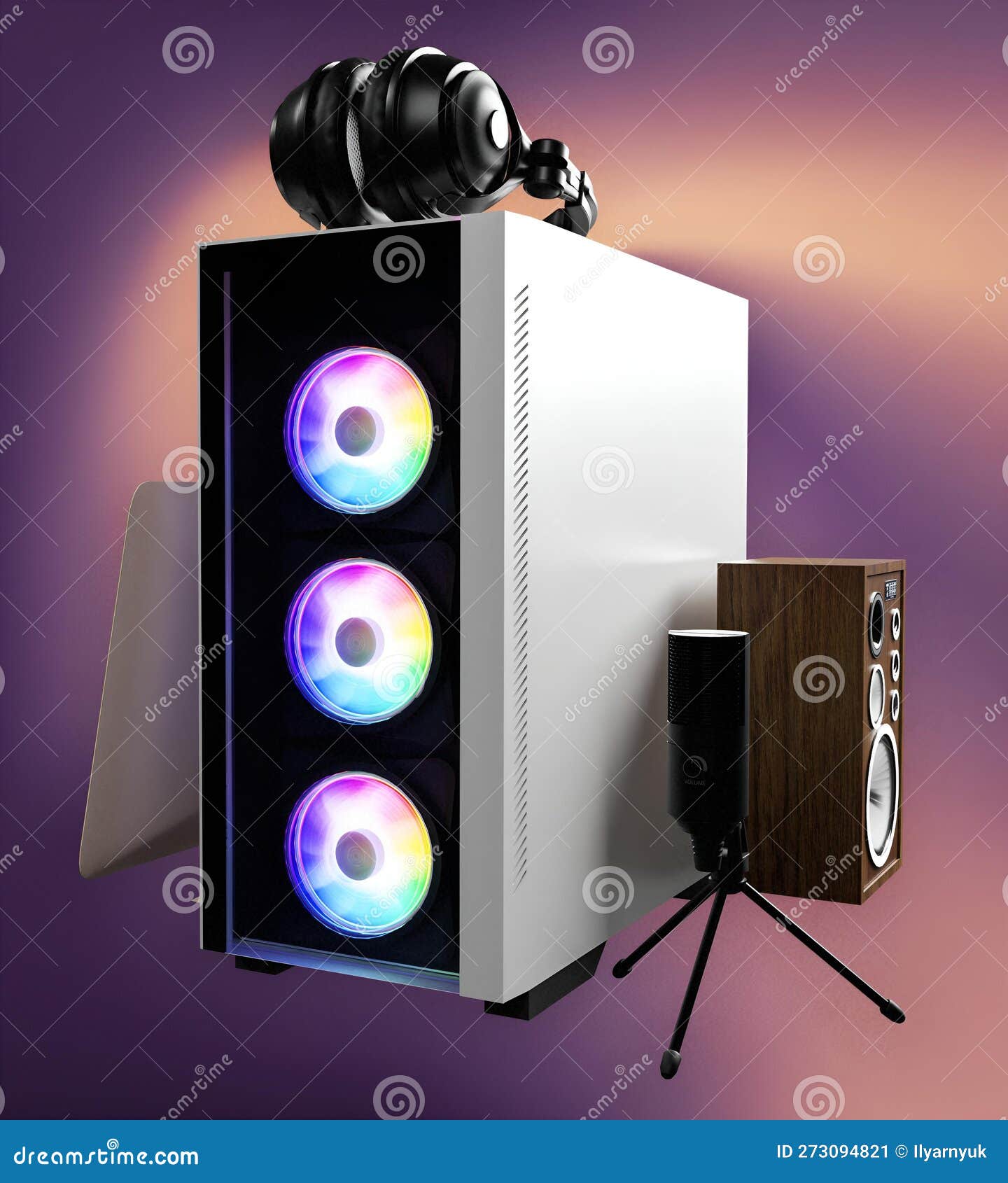 Device 3d Render, Abstract Illustration, Digital Technic Concept Stock ...